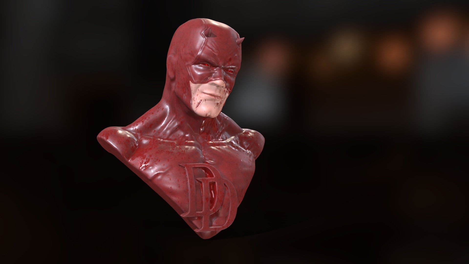Daredevil - Fan Art - 3D model by Doomed 3D (@txdoom) [a3f577a] - Sketchfab