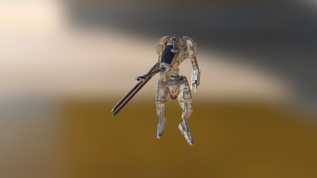 Sand Mech - 3D model by hydroliquid [a3f7625] - Sketchfab