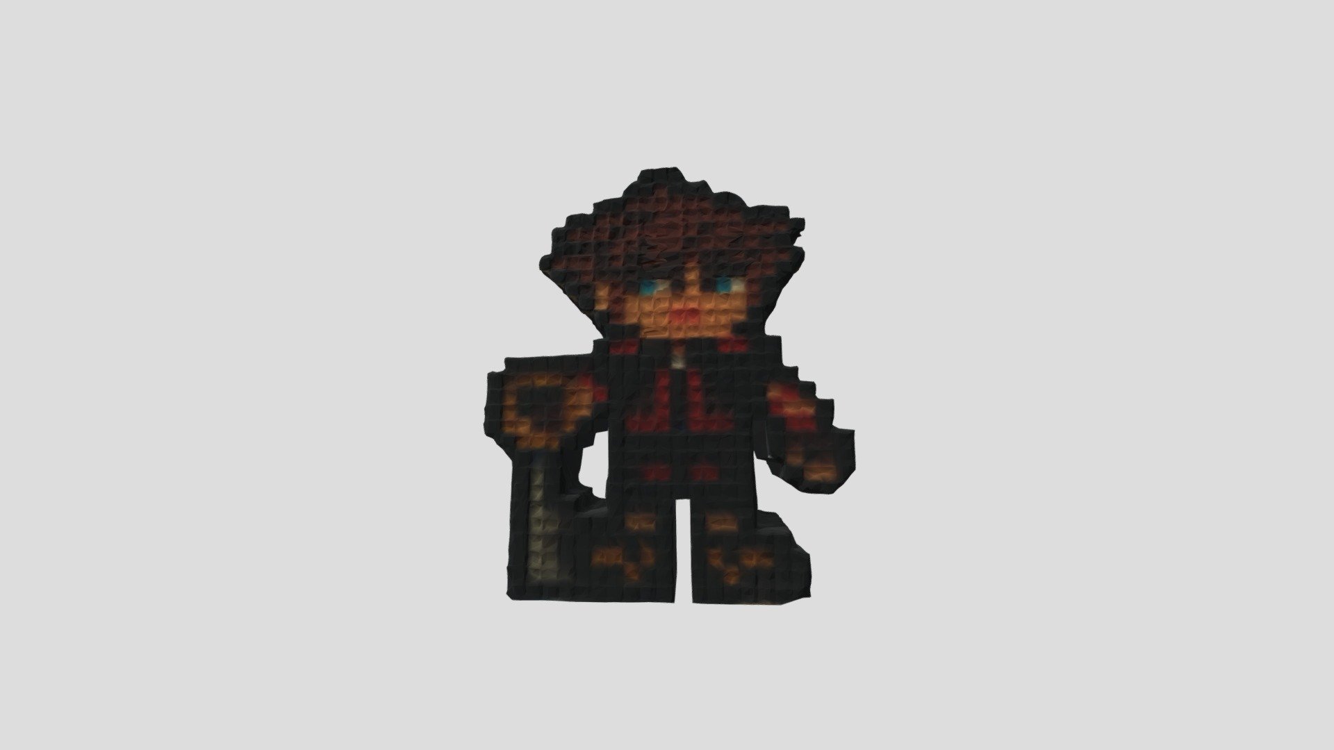 Sora Pixel Statue - Download Free 3D model by cool_guy_1337 [a3f802d ...