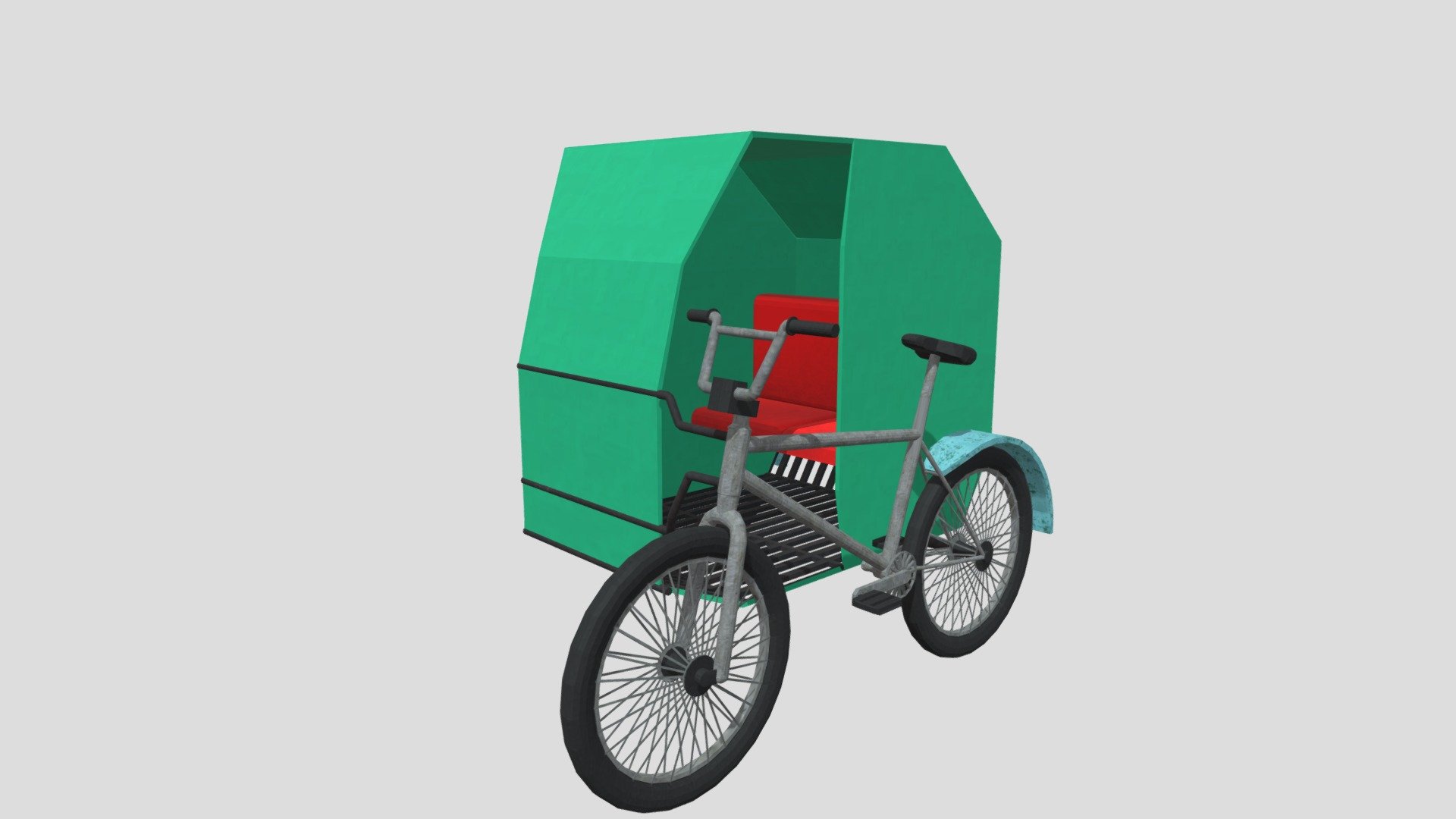 Pedicab - 3D model by Rio.Acebedo [a3f8f69] - Sketchfab
