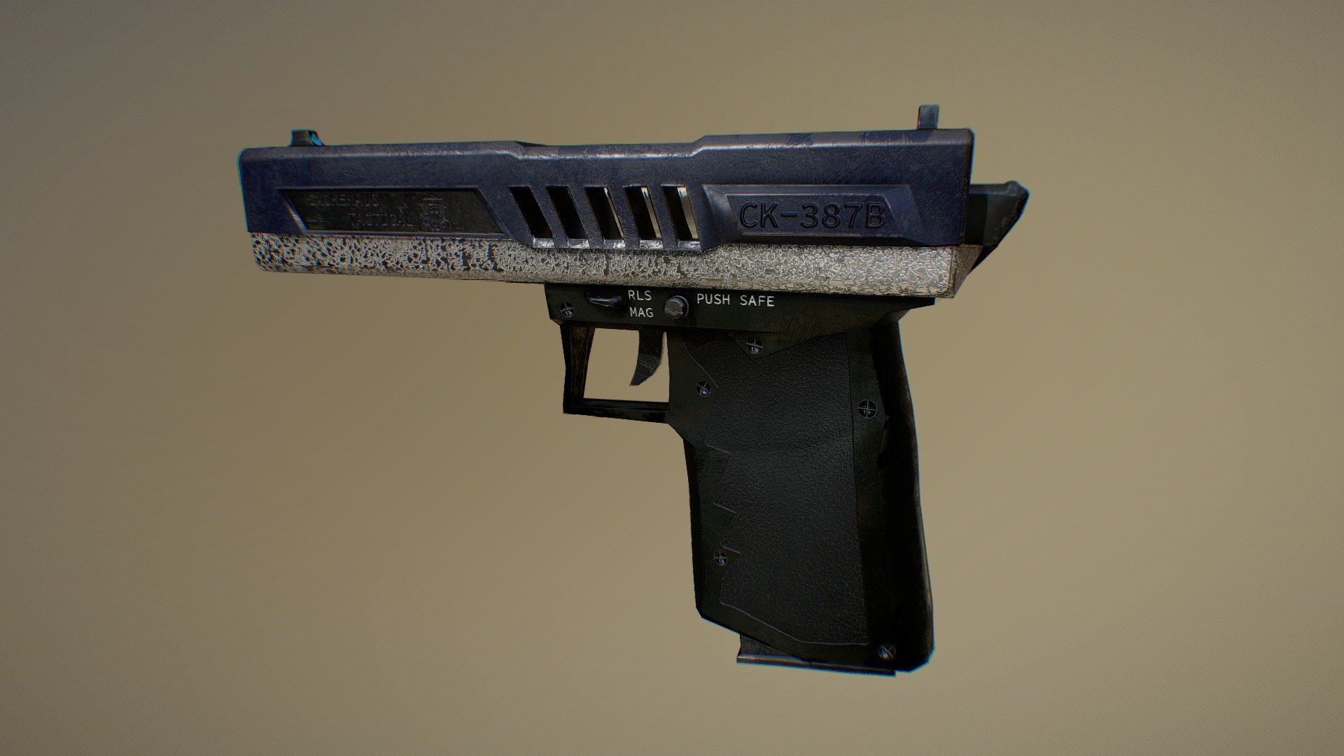 Burst Pistol CK-387B - Download Free 3D model by Smokahontas [a3f97b2 ...