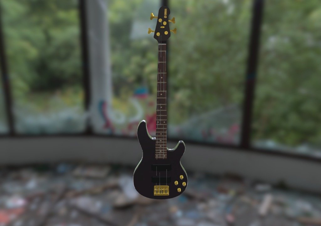 Bass Guitar - 3D model by bolo272 [a3fa7ca] - Sketchfab