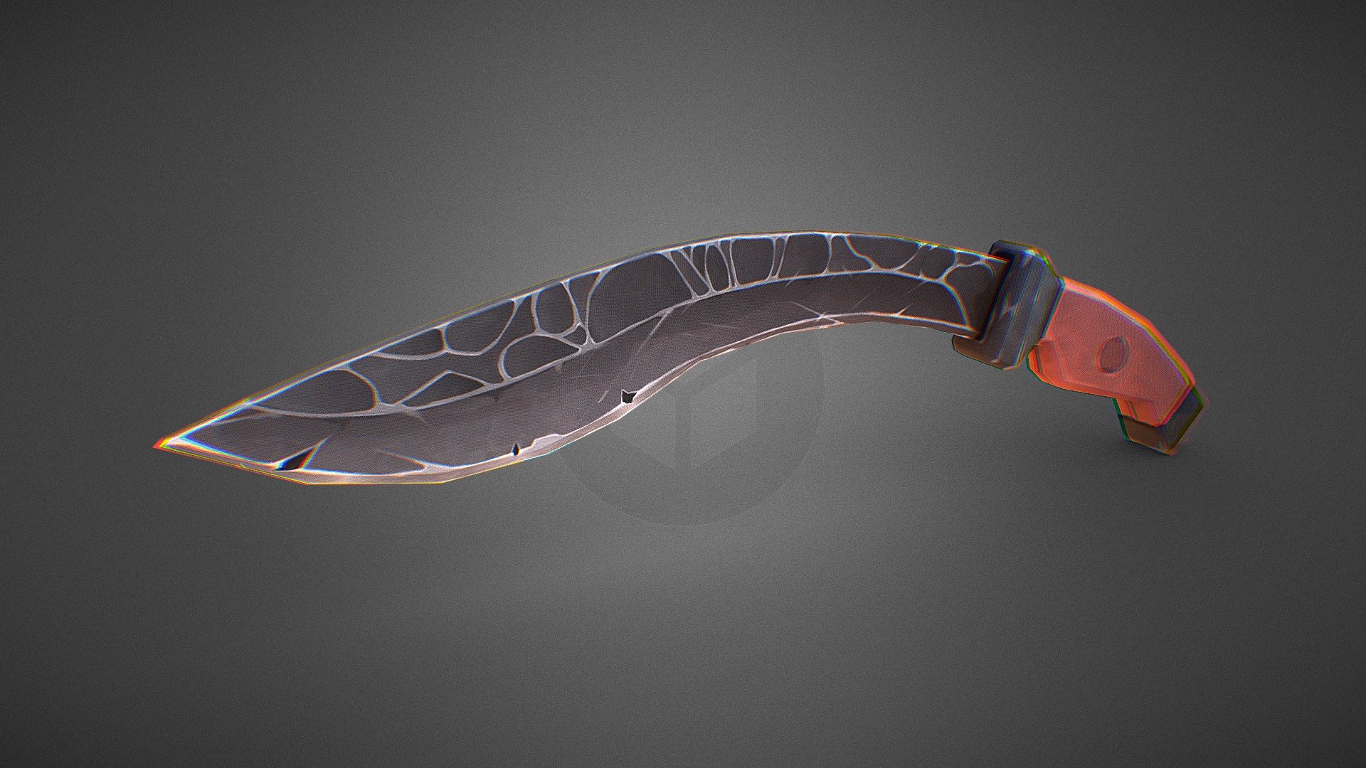 Stylized low-poly knife - 3D model by Vladimir Polygalov (@jpegy ...