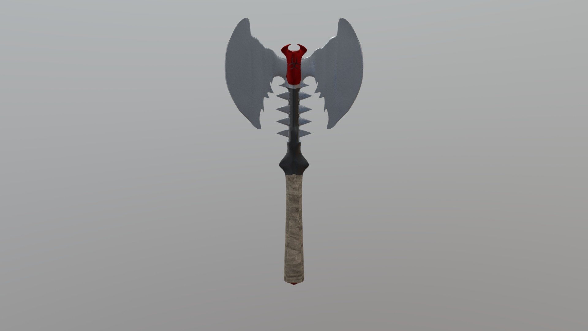 Double sided axe - 3D model by CallumNG [a3fda82] - Sketchfab