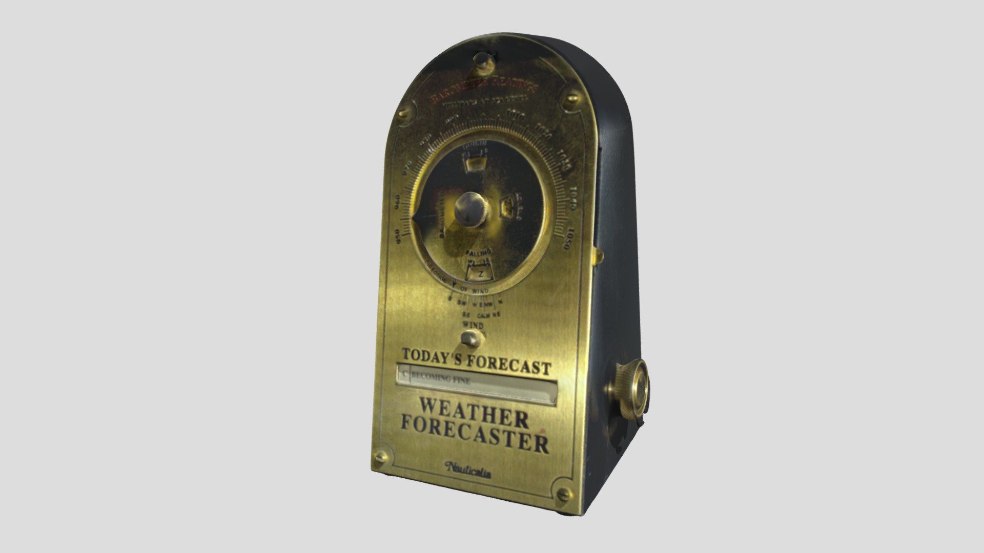 Weather forecaster - 3D model by Aberdeen City Libraries ...