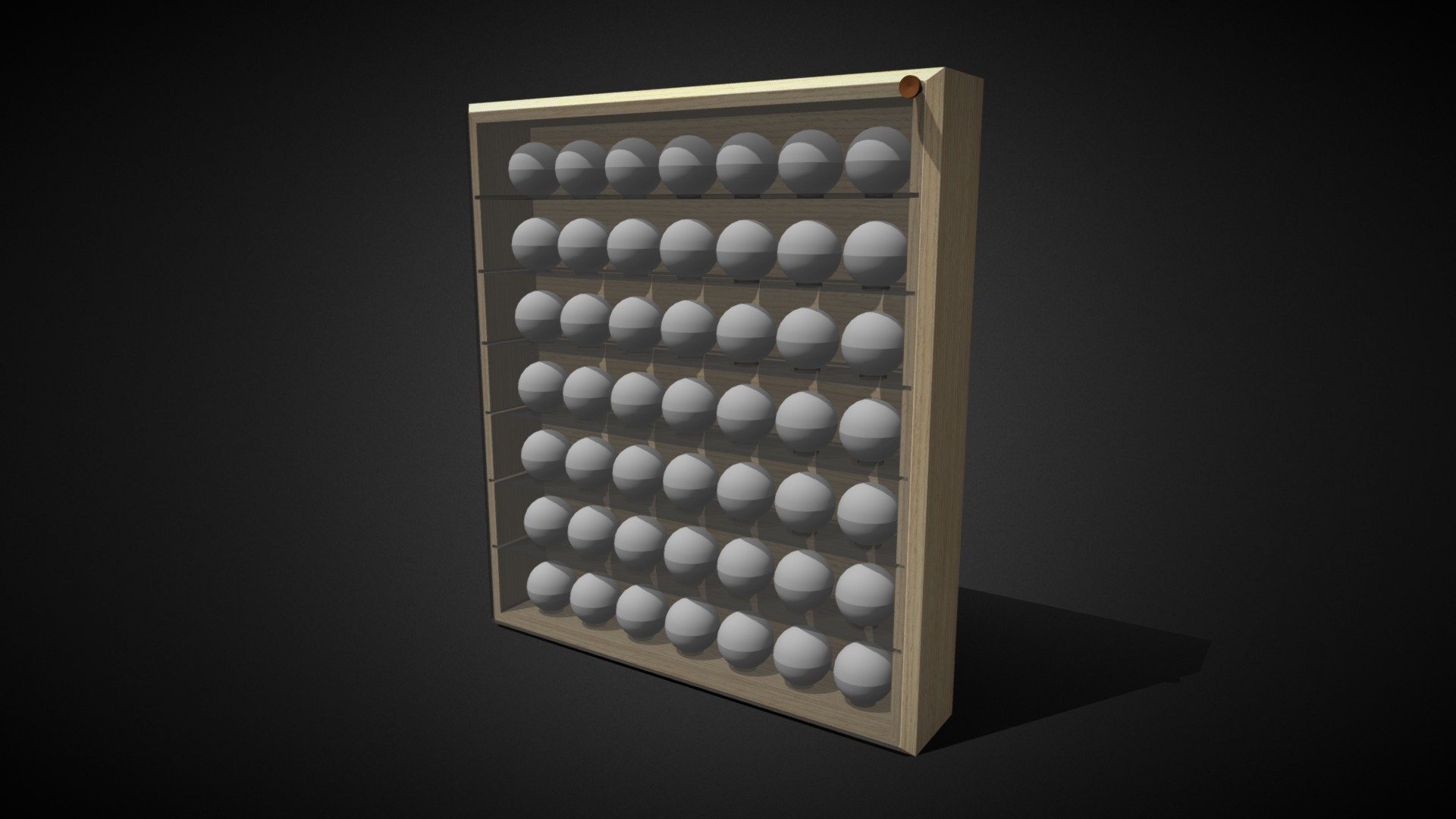 Golf ball display - Download Free 3D model by Cornell (@cornellsw1 ...