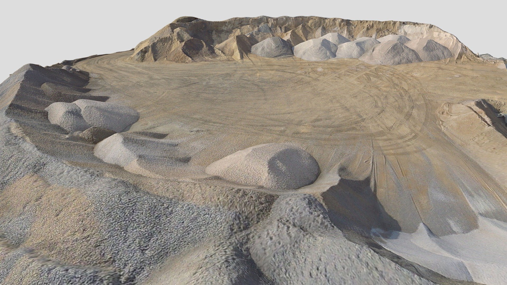 Sand Quarry Worksites 3D Model - Buy Royalty Free 3D model by ScanLife ...