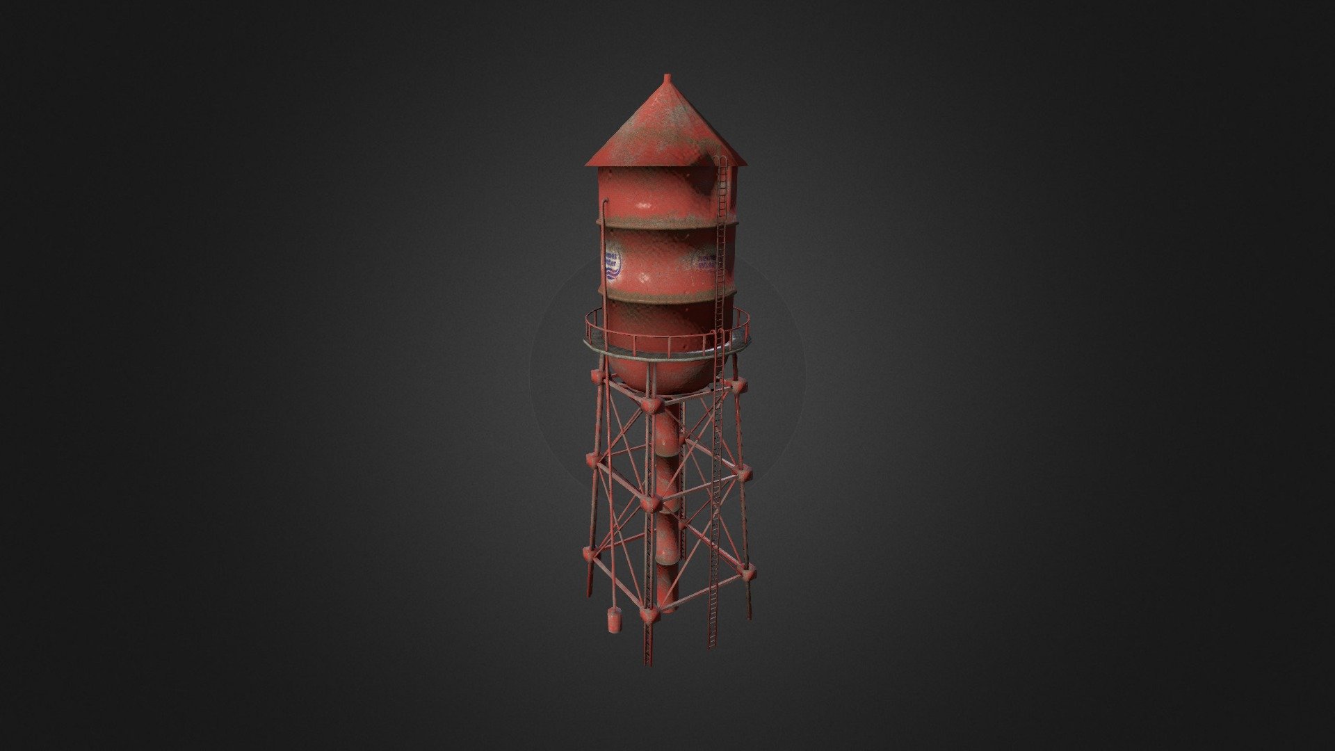 Water Tank - 3D model by Ali-Raj (@alijib) [a403dc0] - Sketchfab