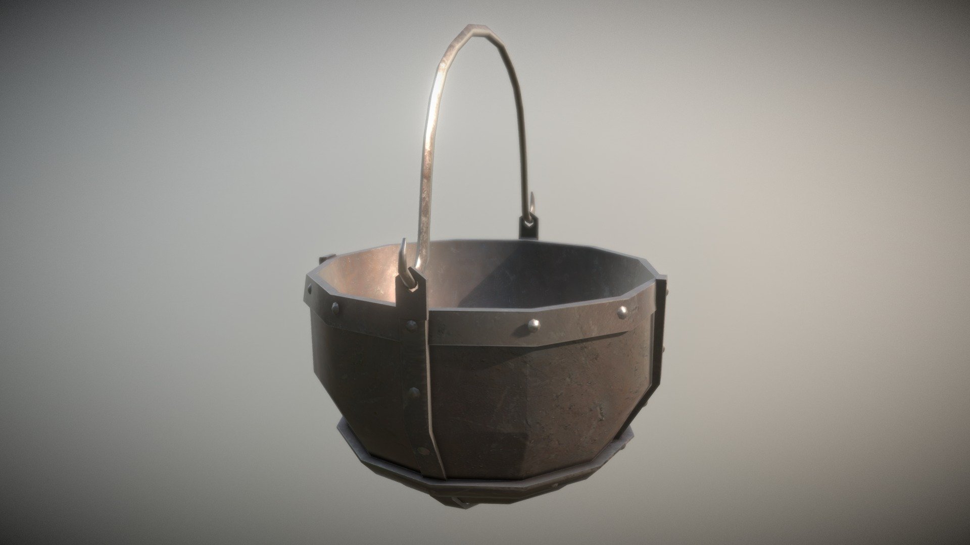 Game Ready Blacksmith Cauldron Low Poly - Buy Royalty Free 3D model by ...
