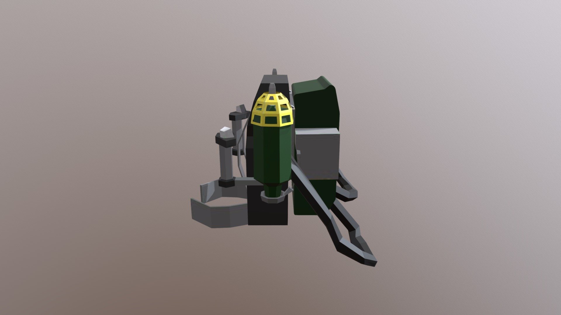 Jetpack - 3D model by mibrahimfm [a406f46] - Sketchfab