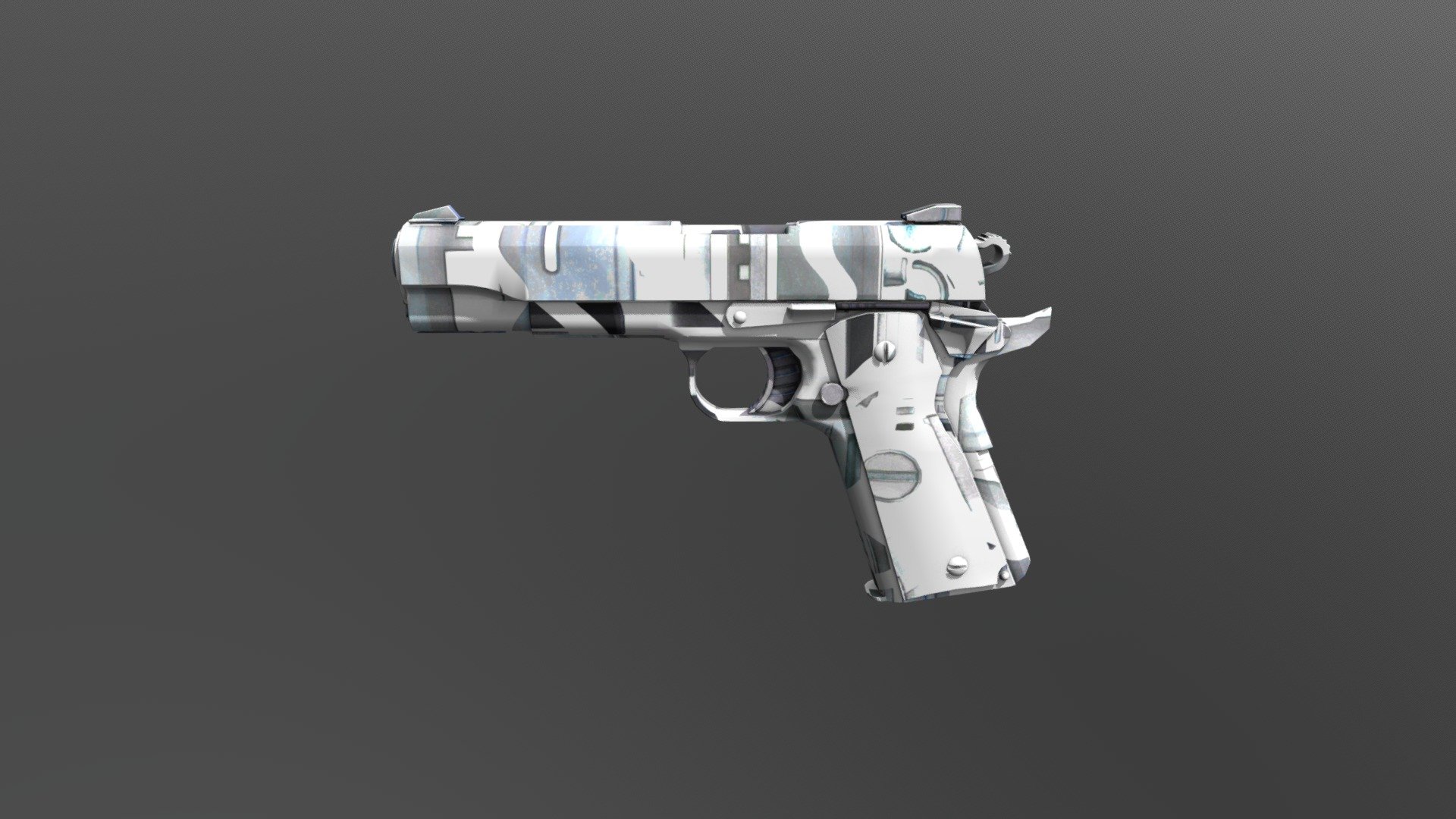 M1911| Metal Cannon - 3D model by bruk [a4072d6] - Sketchfab