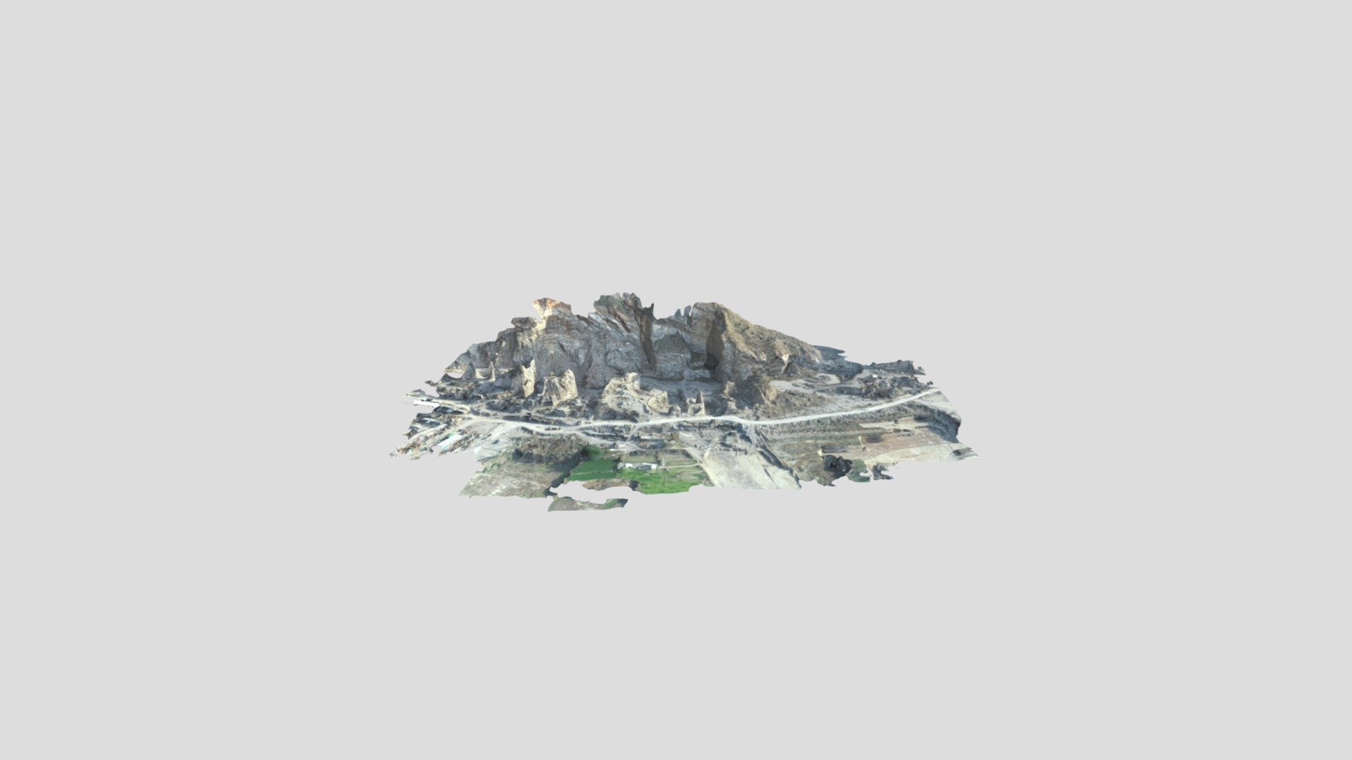 Limestone Quarry Taxila Simplified 3d Mesh - 3D model by yusraqx ...