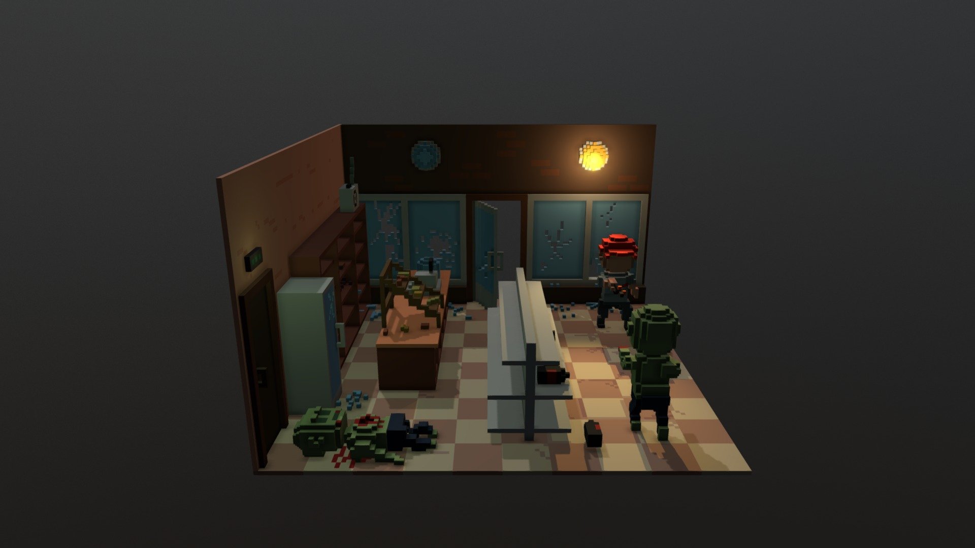 Zombies - 3D model by anazabr [a407cbb] - Sketchfab