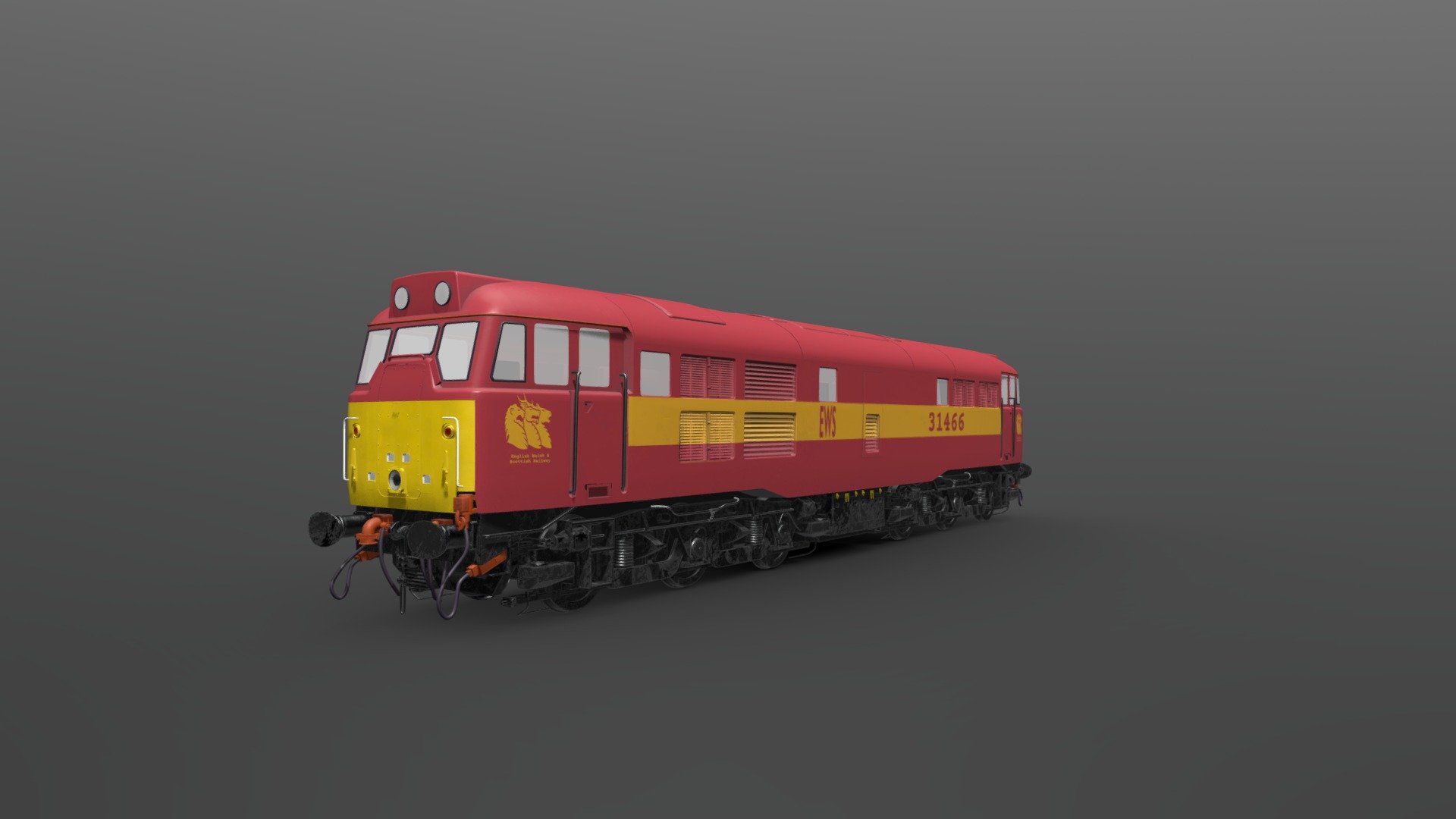 British Rail Class 31 Locomotive - Download Free 3D model by ...
