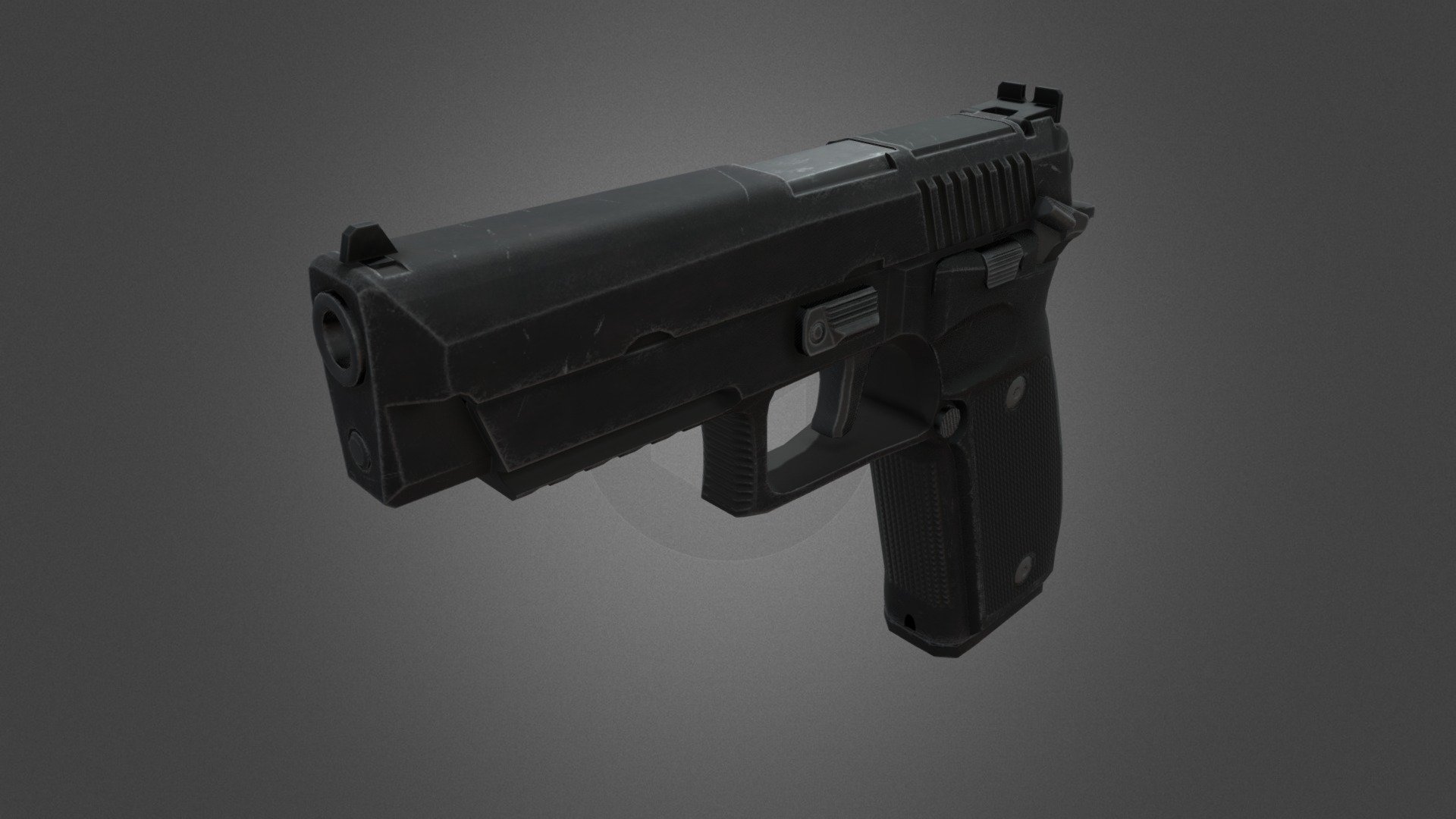 Sig platform pistol - 3D model by Imamrl [a4085ae] - Sketchfab