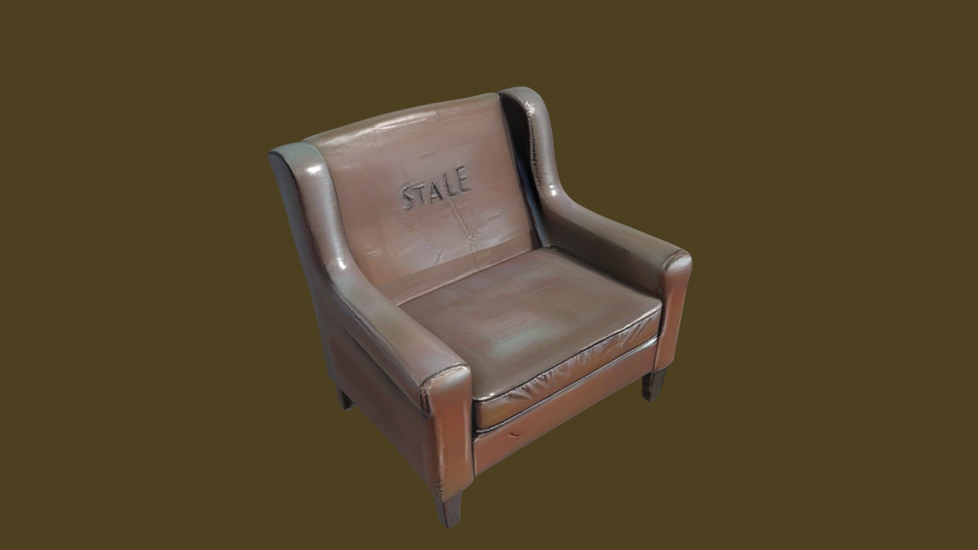 prompt Chair Stalker old rusty furniture - Download Free 3D model by ☢ ...