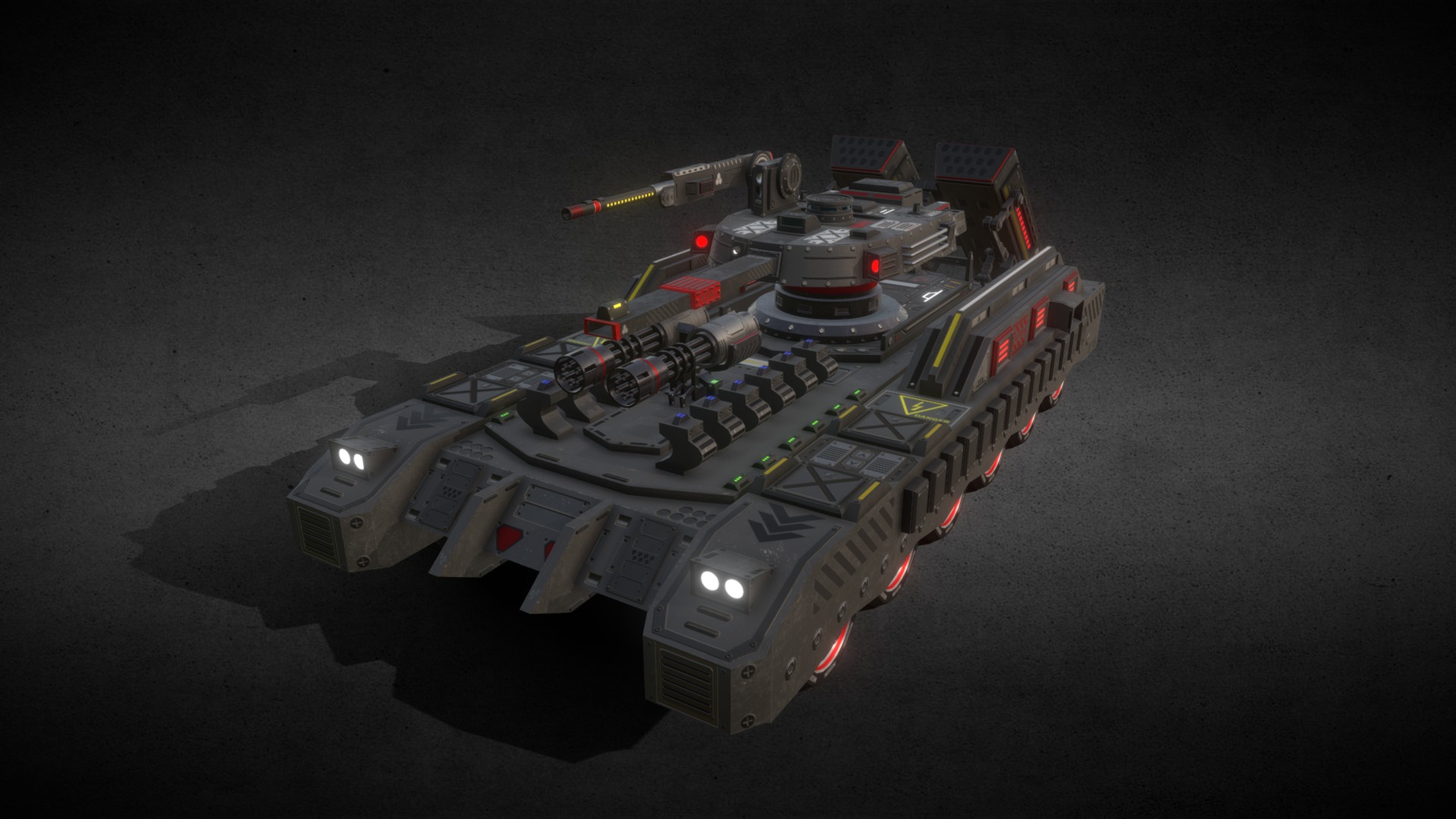 Sci-Fi Tank - 3D model by Jainesh Pathak (@spectraut2) [a40e8d3] - Sketchfab