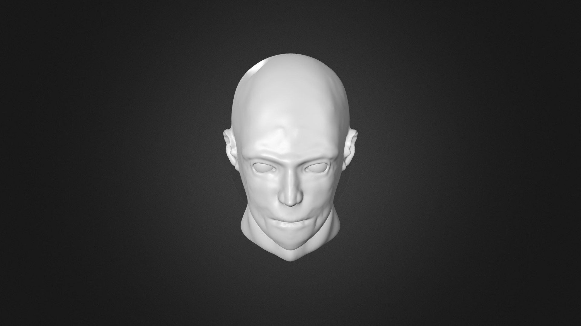 Creepy head - 3D model by pikablenderfire [a41056b] - Sketchfab