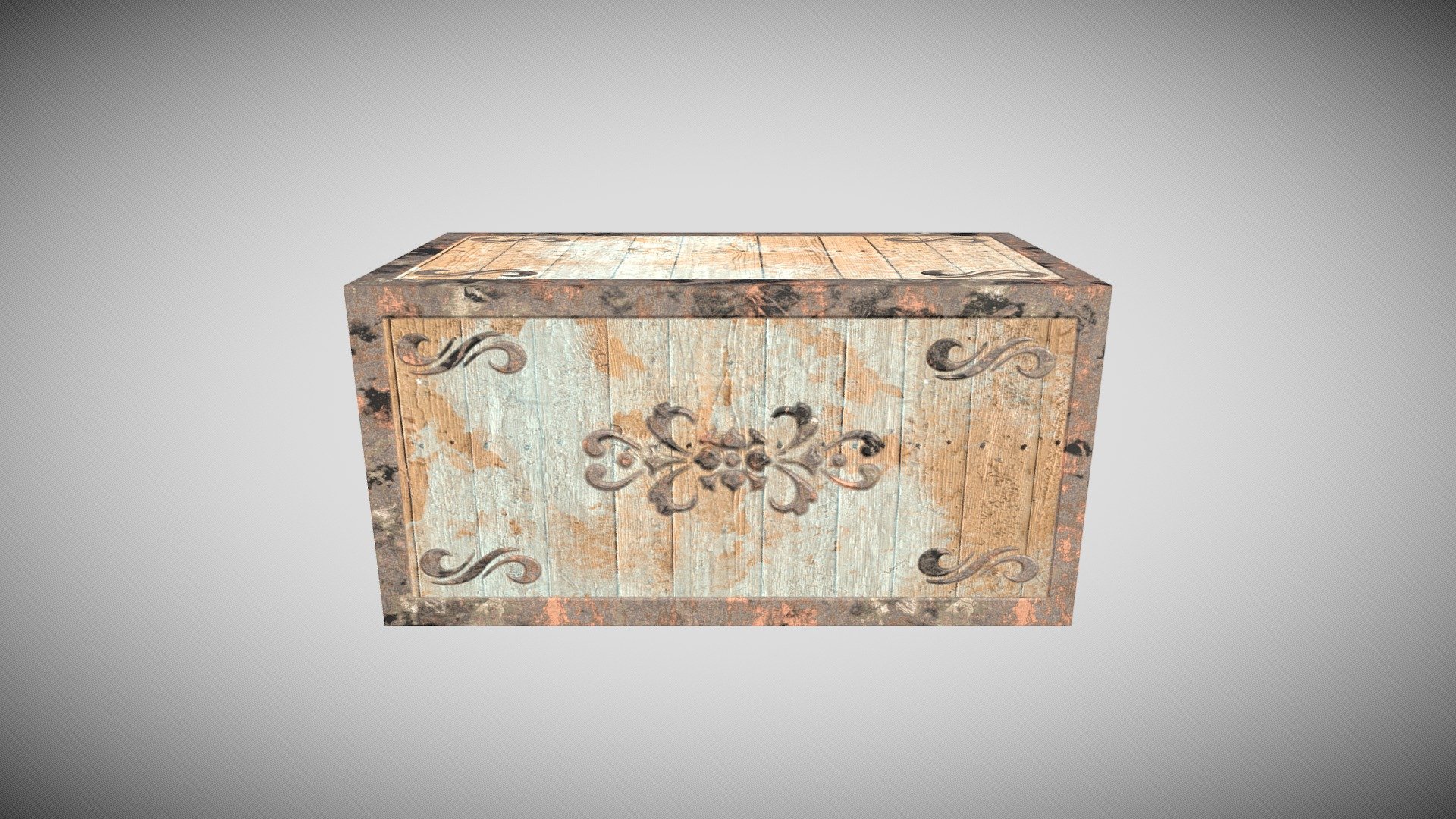Textured Box - Download Free 3D model by abdullah.a [a411e12] - Sketchfab