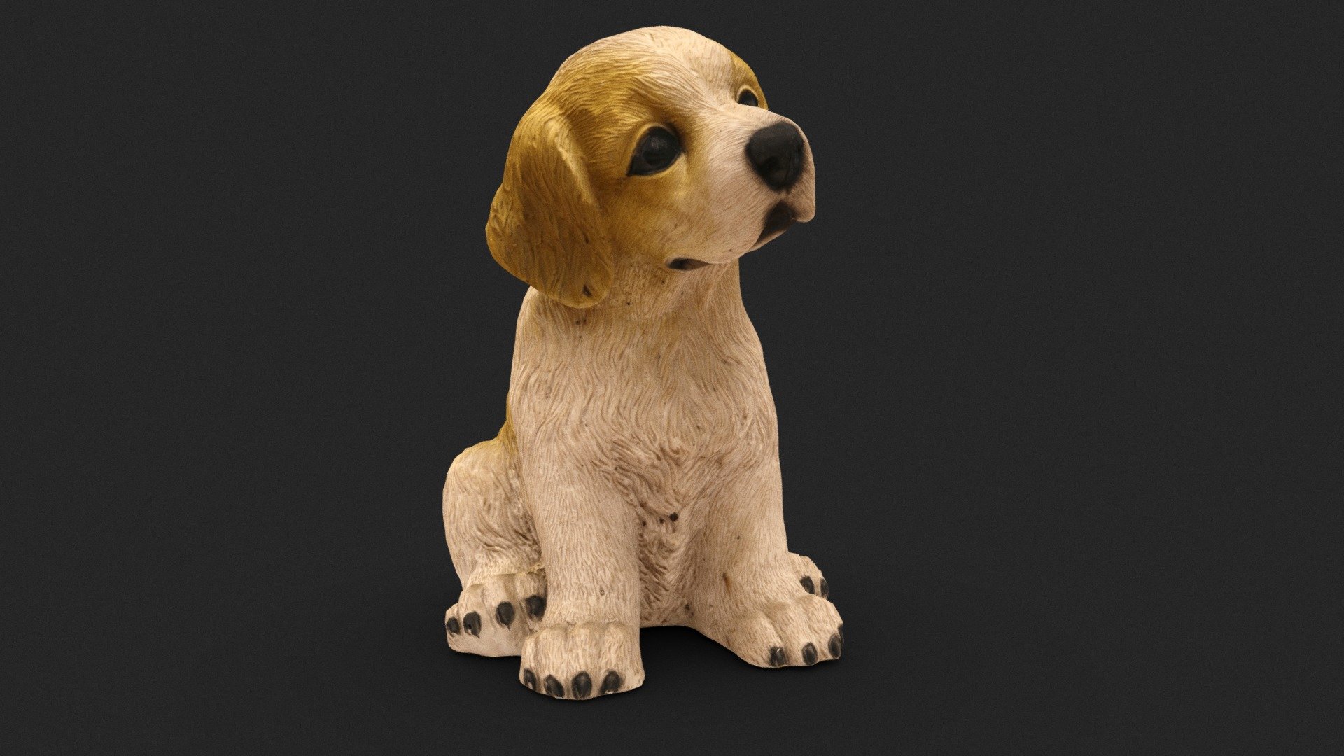 Piggy bank in the shape of a dog - 3D Scan - Download Free 3D model by ...