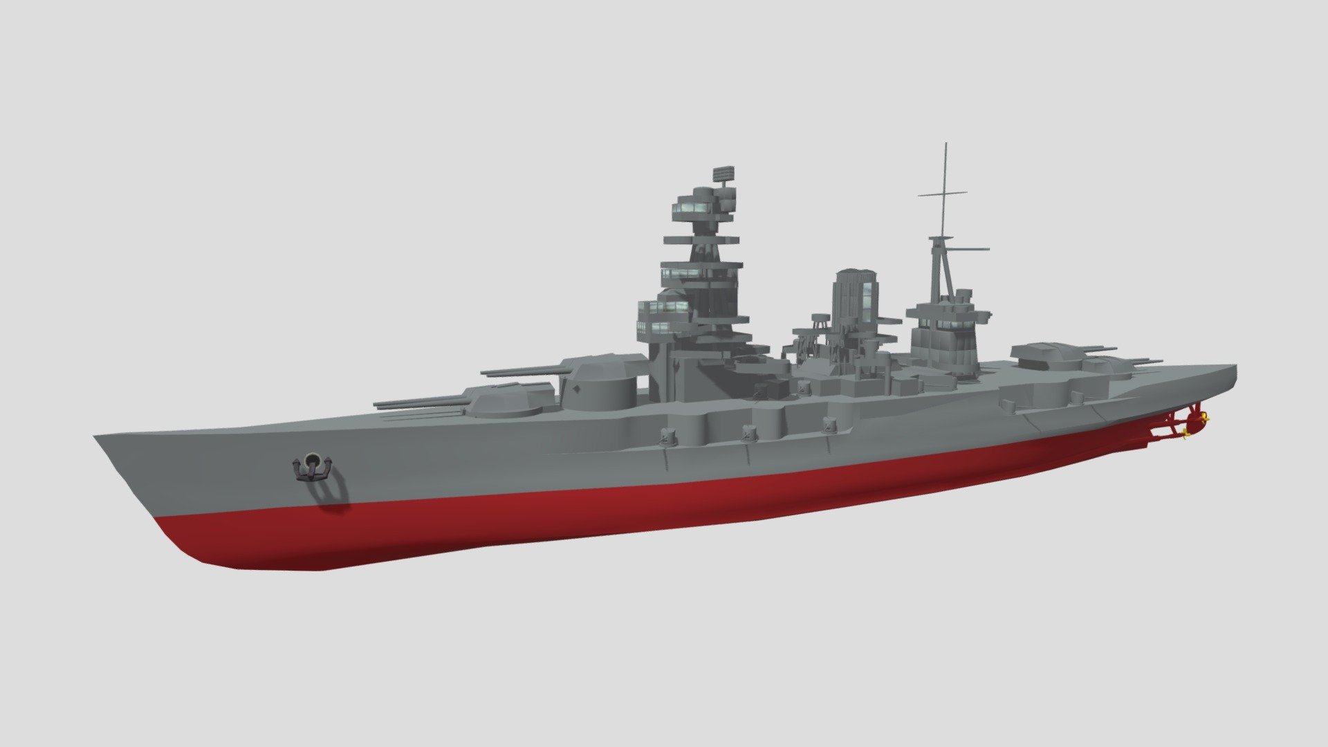 Battle Ship - Download Free 3D model by gogiart (@agt14032013) [a413939] - Sketchfab