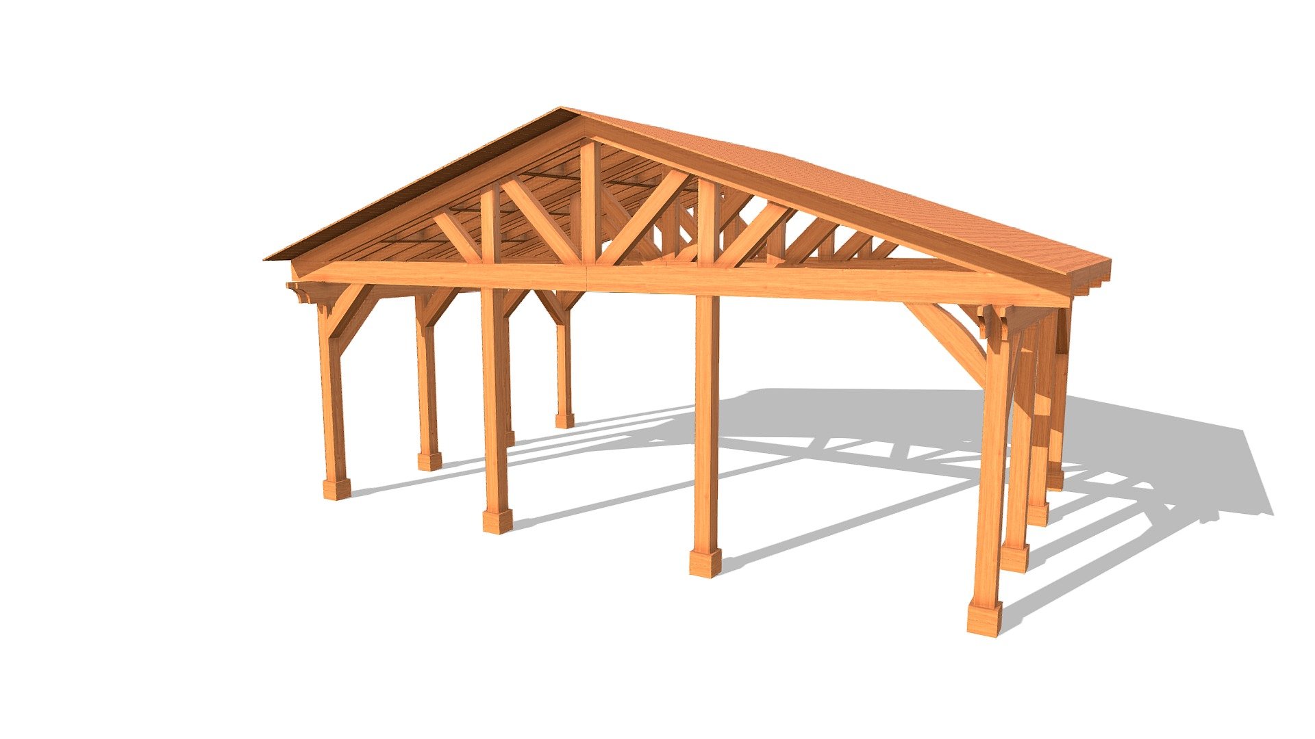 Custom Pavilion 20' L x 32' W - 3D model by Conceptual Engineering - RB ...