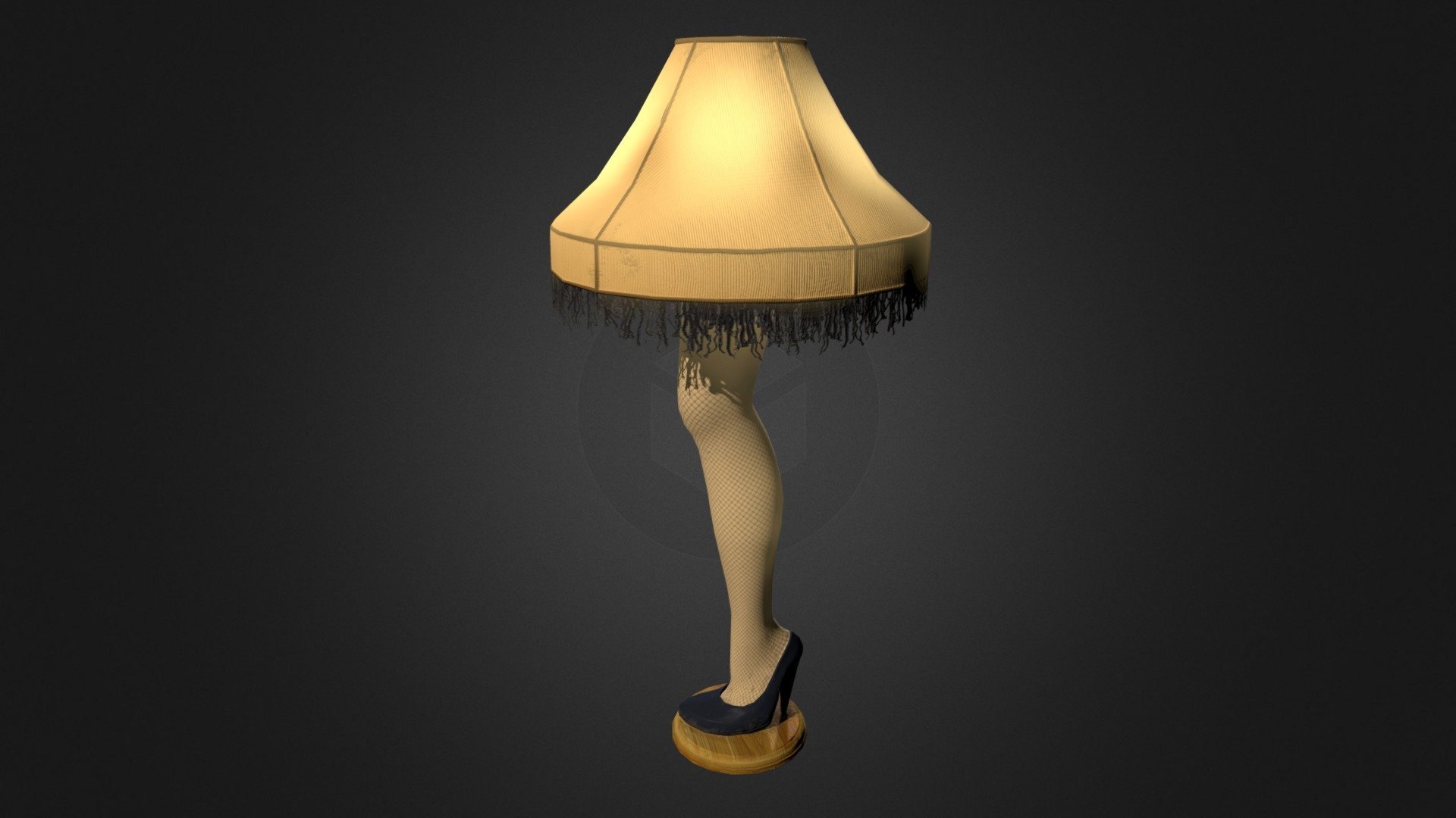 Christmas Story Leg Lamp - Download Free 3D model by MotherLyra ...