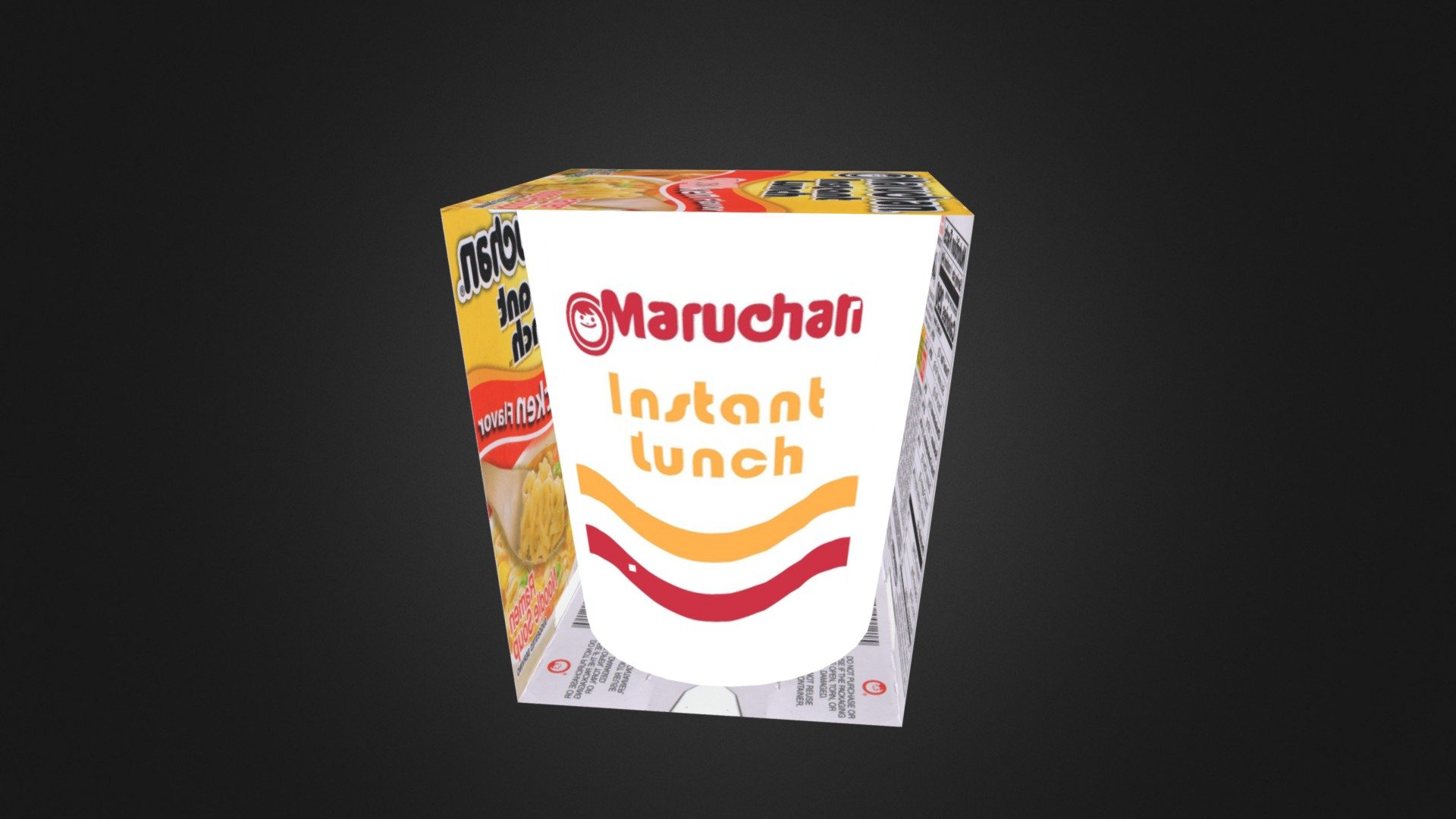 Cup Ramen - 3D model by Tim Martin (@timartin) [a41477c] - Sketchfab