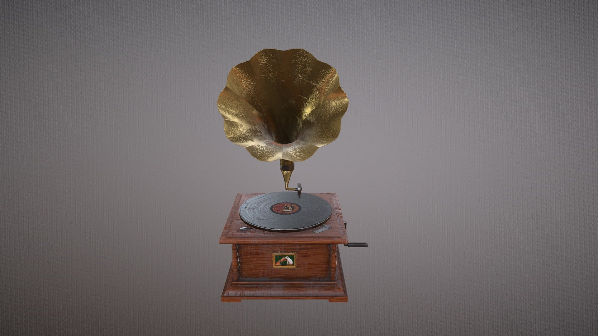 Gramophone - 3D model by jayesh24dubey [a414989] - Sketchfab