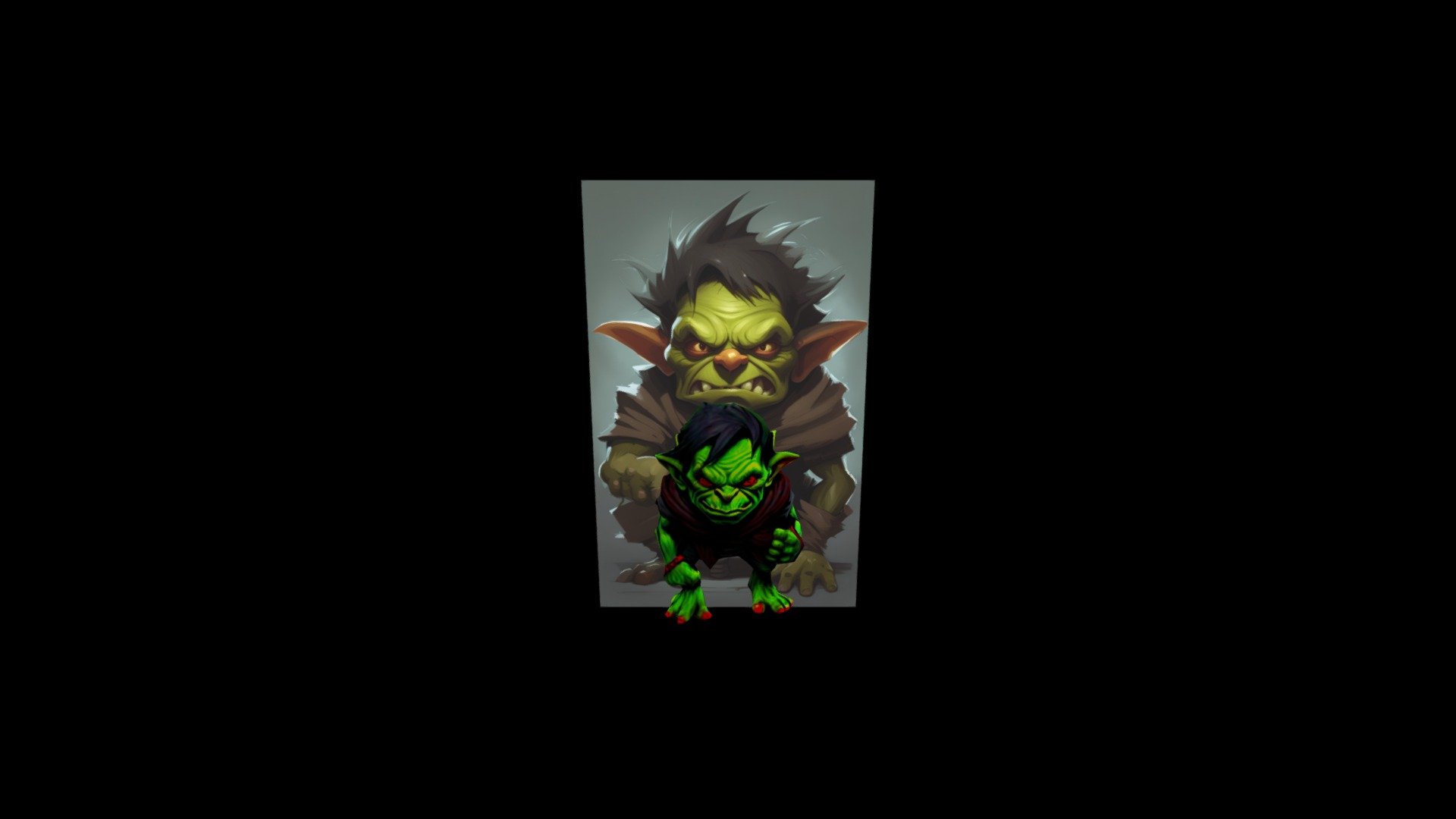 "Angry Goblin" An illustration of an angry go - Download Free 3D model ...