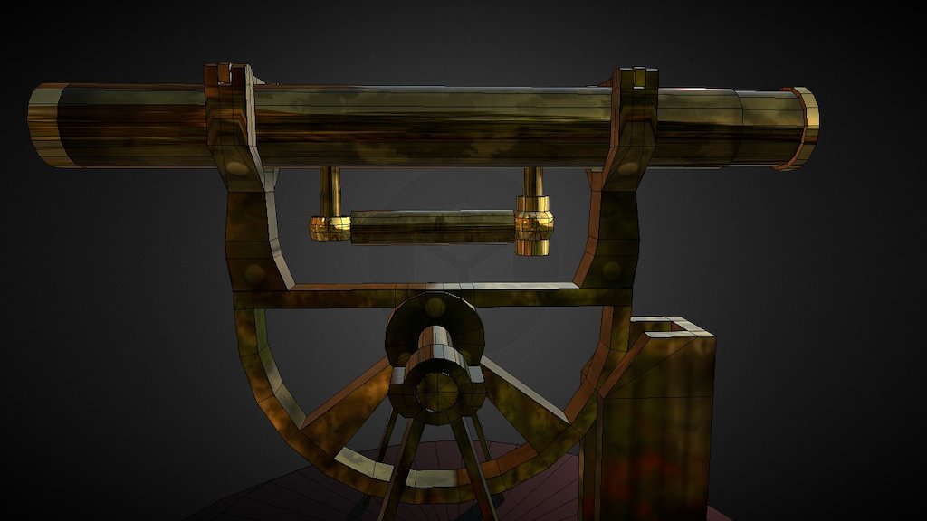 Telescope - Download Free 3D model by Creyes [a41a3e3] - Sketchfab