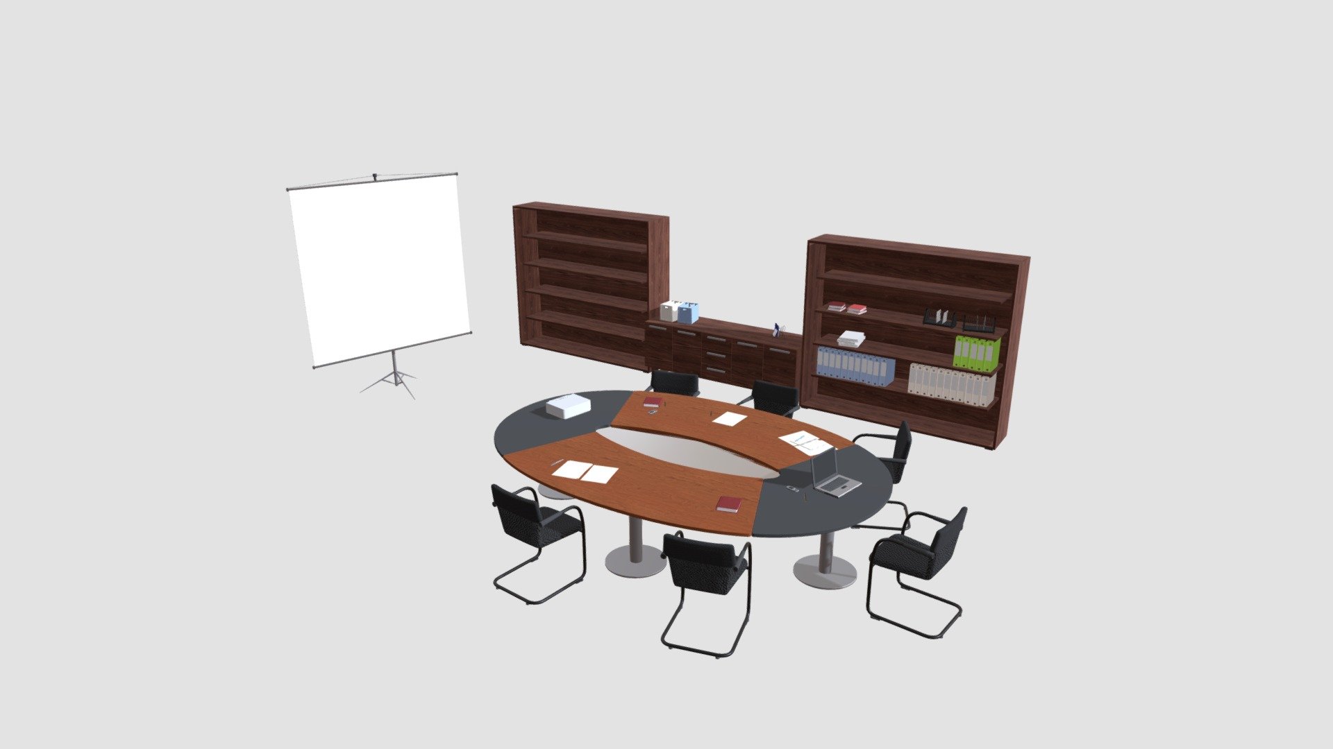 office set - Buy Royalty Free 3D model by Evermotion [a41a8a5 ...