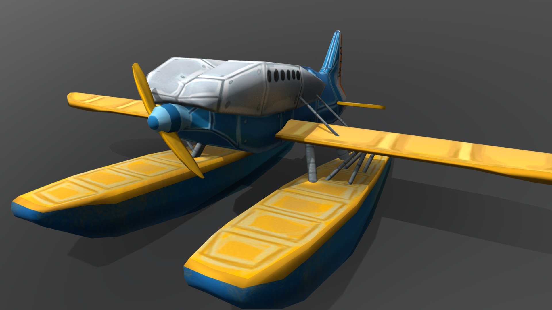 Flying Circus - Supermarine S.6B | Game Art - 3D model by Justin Ponnet ...