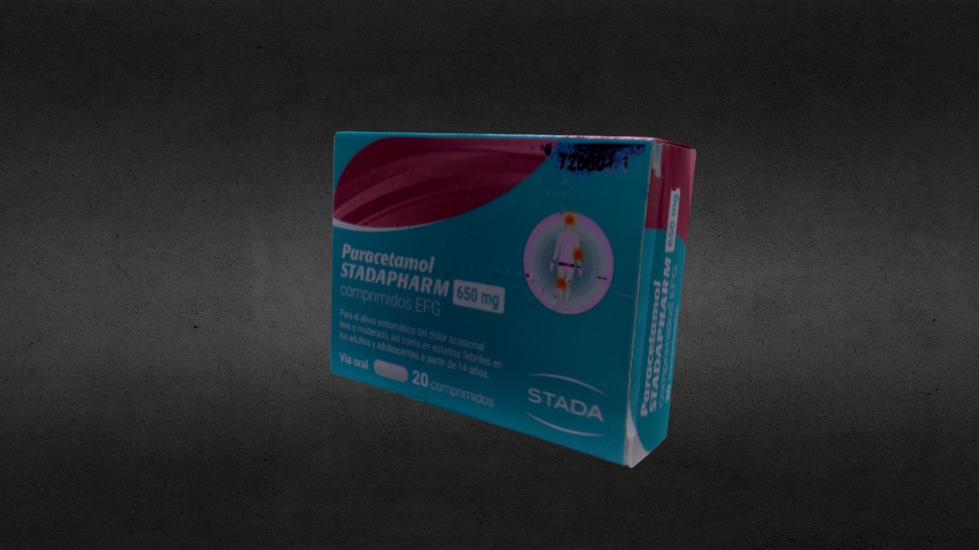 Medicine Paracetamol 650mg - Download Free 3D model by badwolfmx3 ...