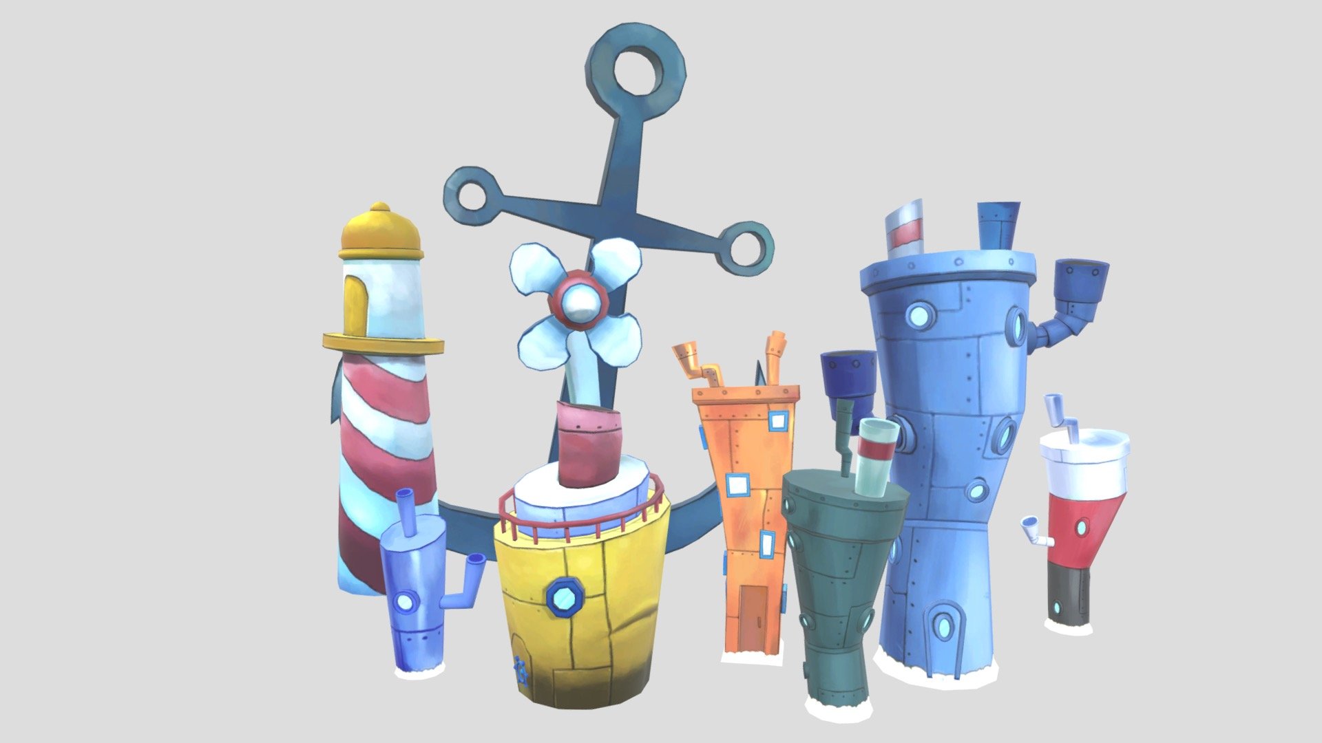 Patty Pursuit - Building 02 - Download Free 3D model by SMF Features ...