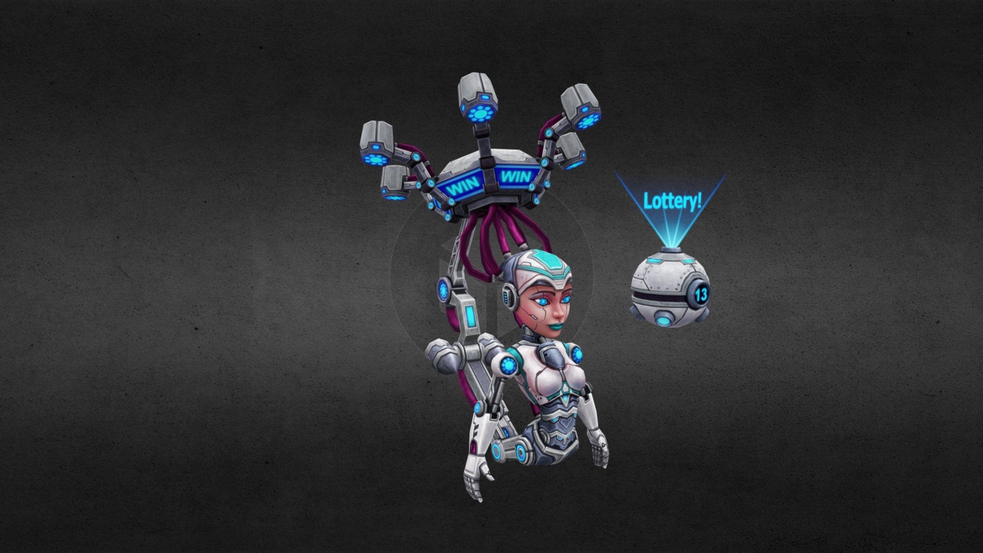 Maskot_Lottery - 3D model by CC (@ccsf) [a41c9d8] - Sketchfab