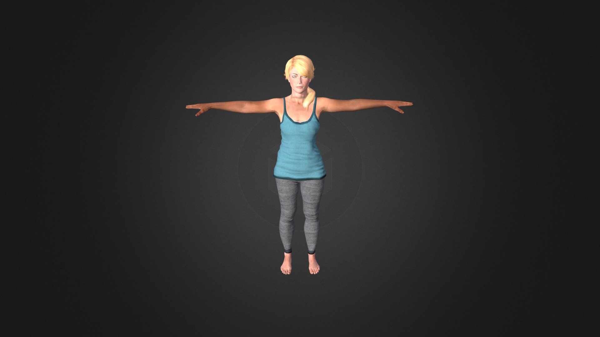 Ester shawn - 3D model by Toonsgam (@kuron) [a41f3f8] - Sketchfab