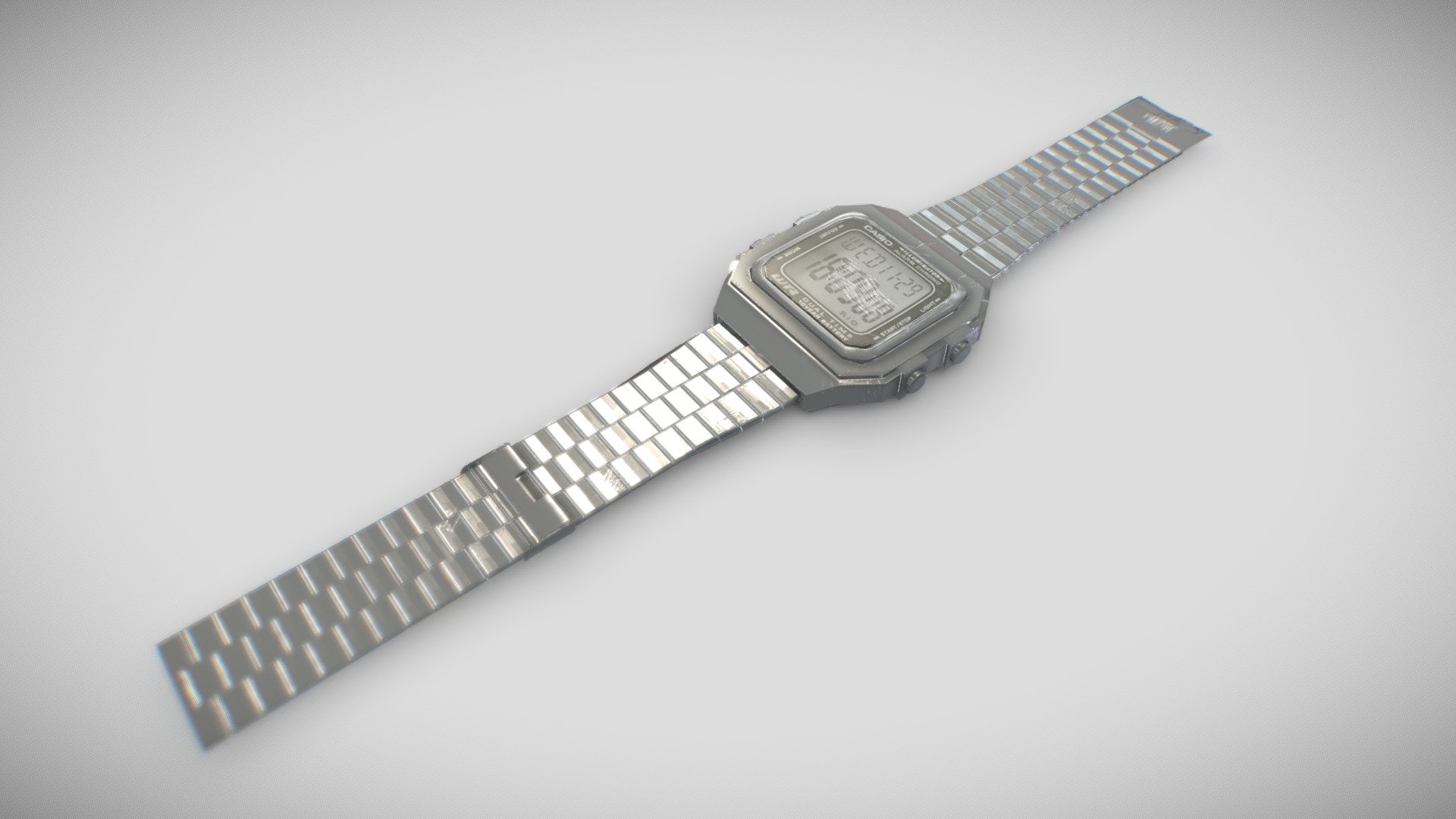 Casio watch - 3D model by Ridley_A. [a41fc65] - Sketchfab