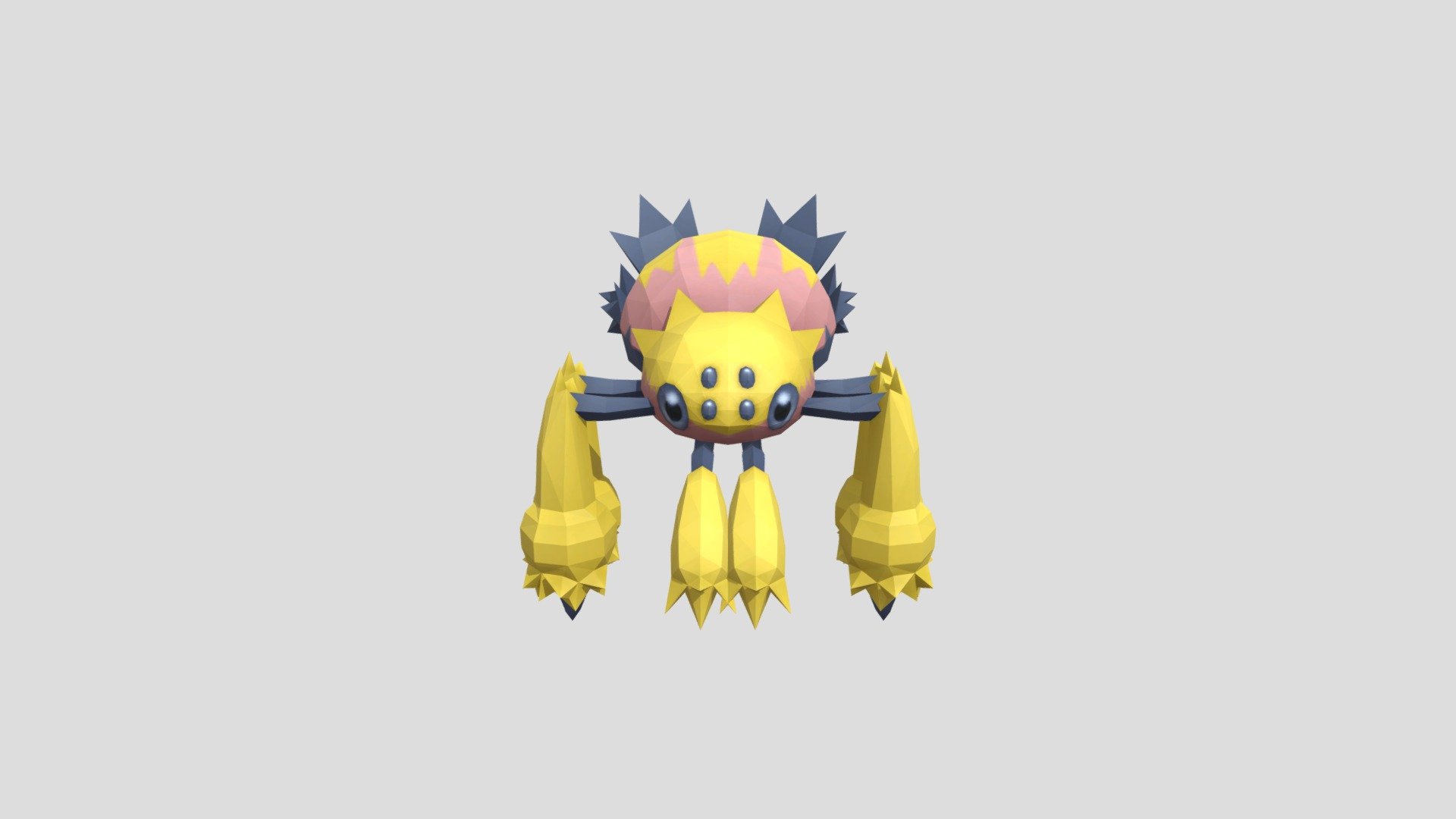 Galvantula - Download Free 3D model by nguyenlouis32 [a420108] - Sketchfab