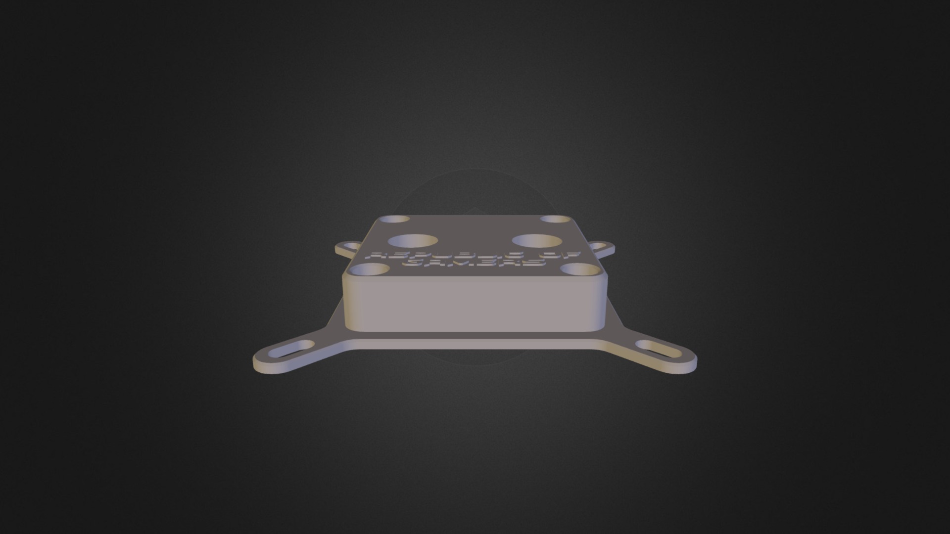 WaterBlock RoG partie Supérieure - 3D model by vivelefou63 [a4204fe ...