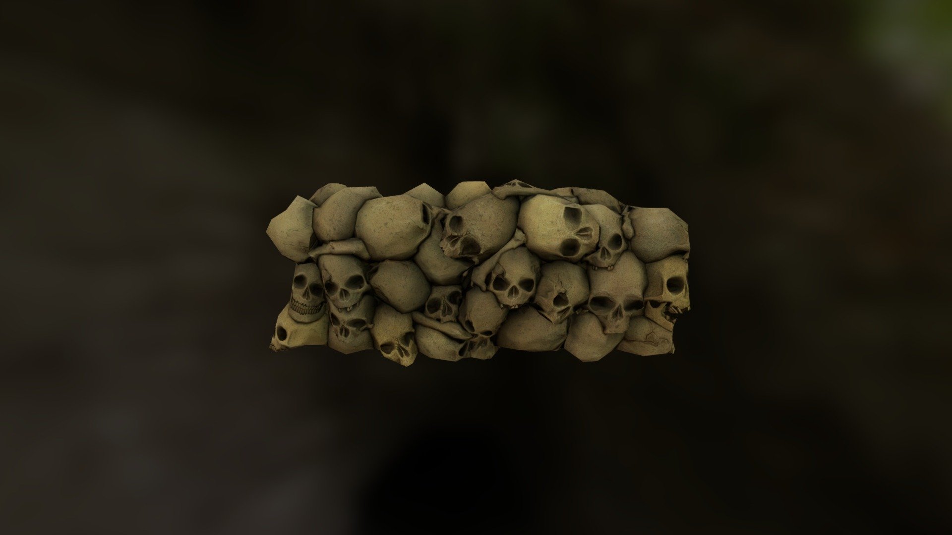 Environment Skull Wall - 3D model by shadownet752 [a423d23] - Sketchfab