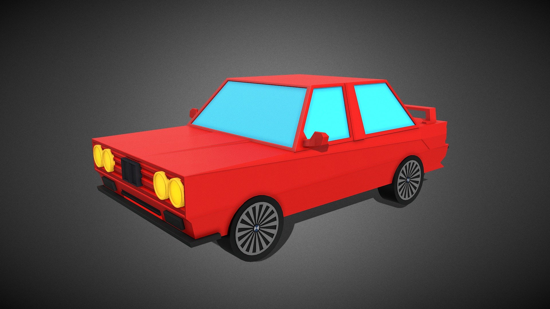 low poly - old bmw m3 - Download Free 3D model by squzeey [a4240e6 ...