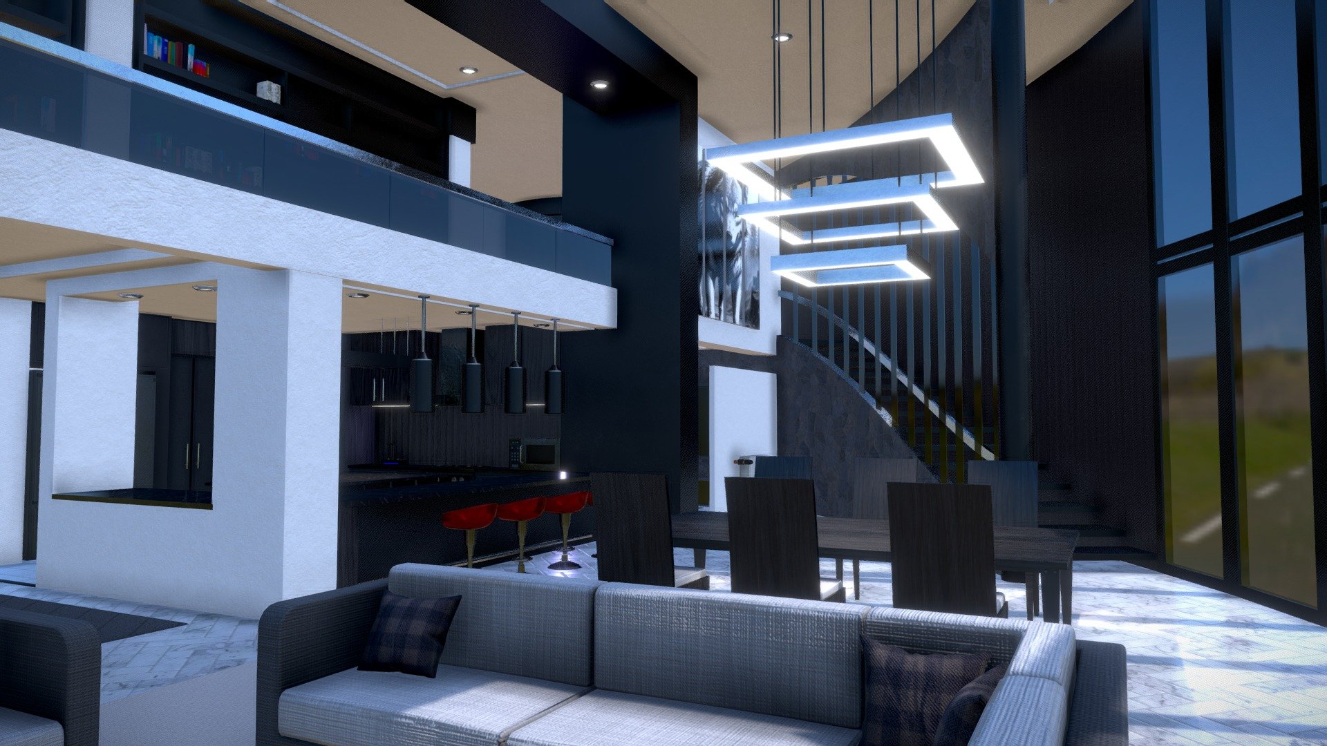 Penthouse apartment - Buy Royalty Free 3D model by alejo066 [a4248ef ...