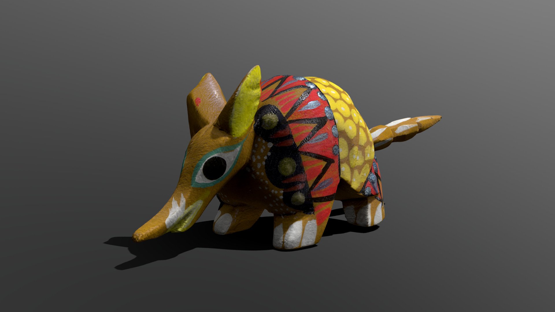 Alebrije Painted Statuette - 3D model by Fractale3D [a425d75] - Sketchfab