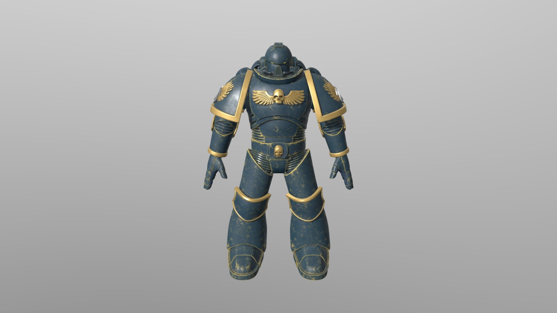 WARHAMMER 40K ULTRAMARINES - Download Free 3D model by UMRchannel ...