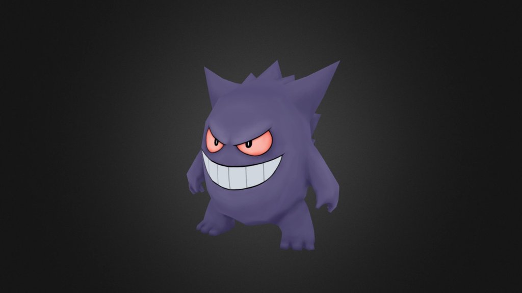 Gengar - 3D model by damozt [a42600a] - Sketchfab
