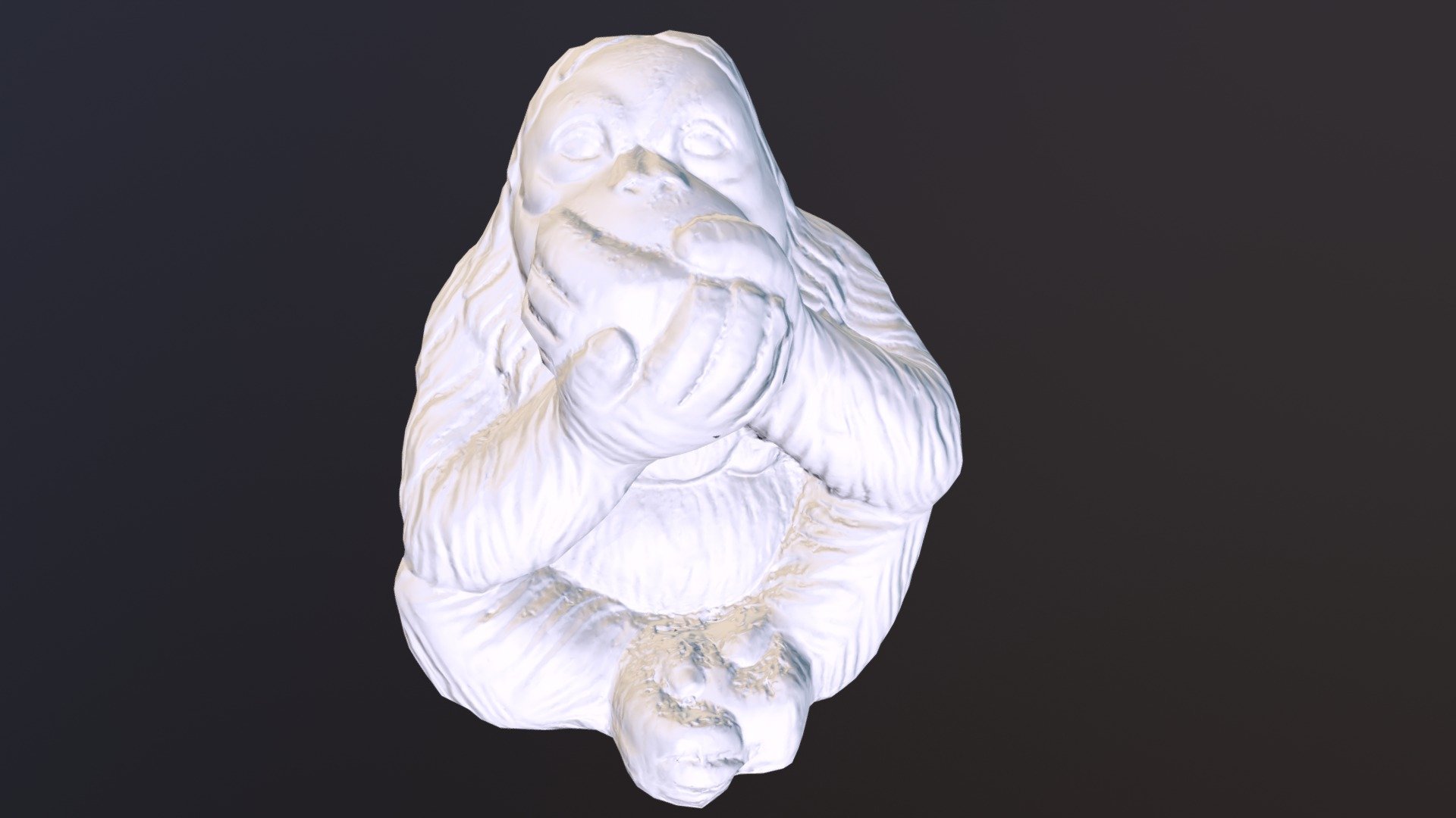 Low Monkey ver. 2 - 3D model by CadForCam (@yuelands) [a42698f] - Sketchfab