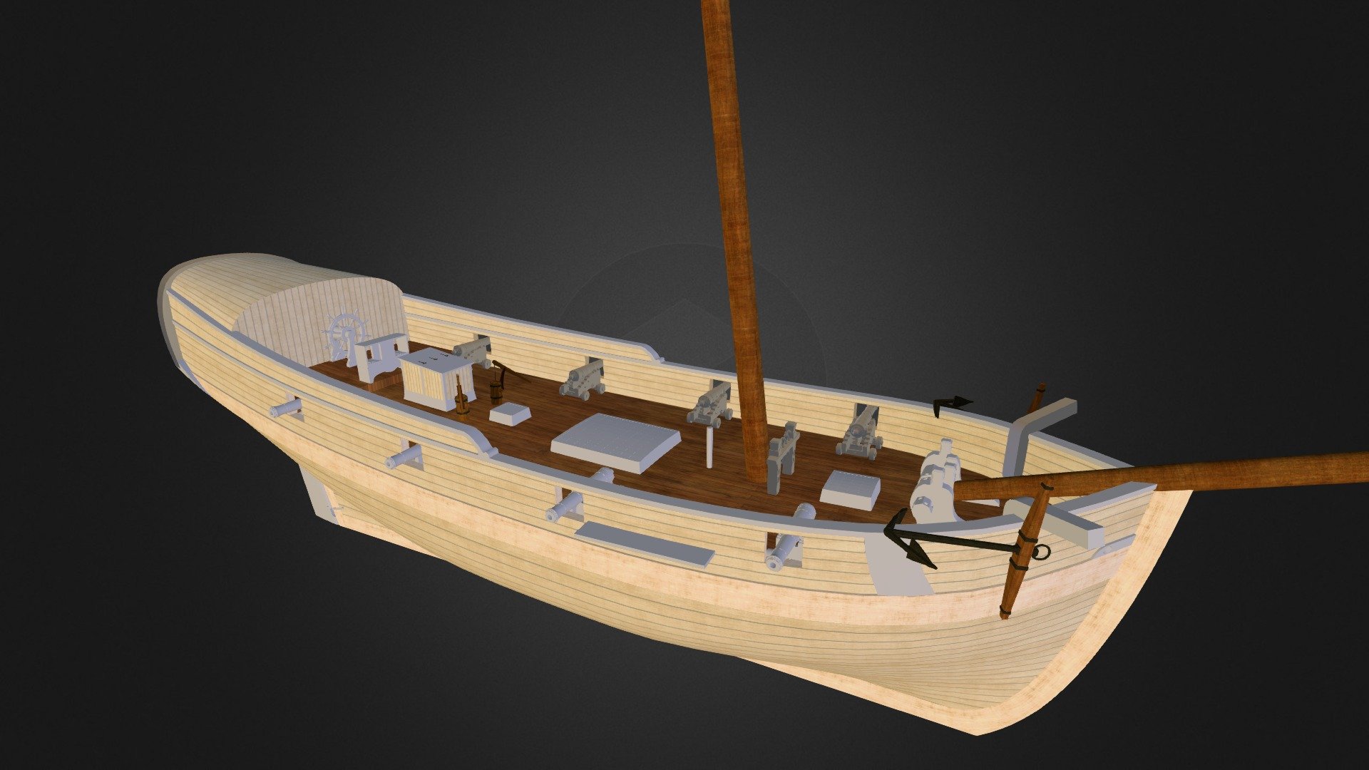 Fury Sloop W I P - 3D model by jamesjn [a427558] - Sketchfab