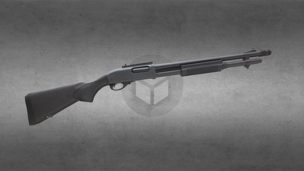 First Shotgun - 3D model by JLawls [a428e40] - Sketchfab