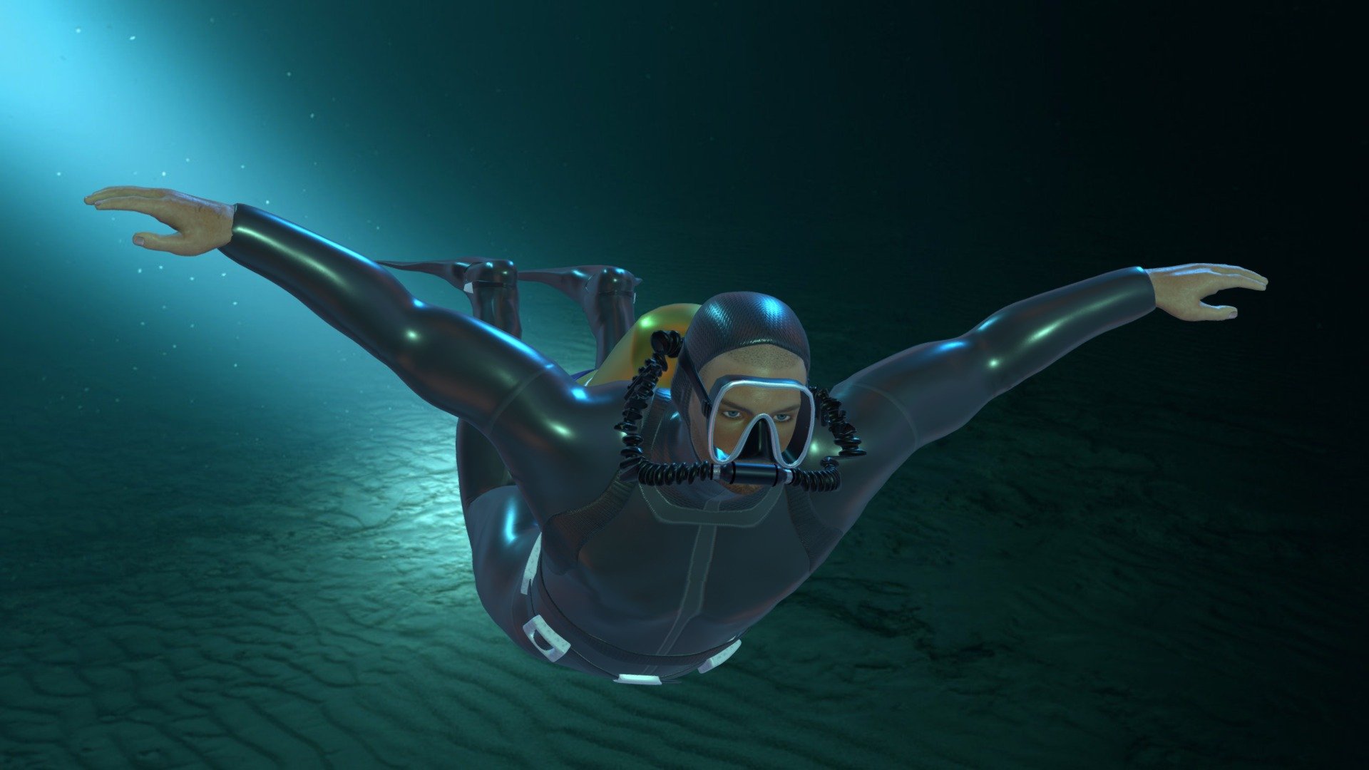 Deep Diver - Download Free 3D model by Miguelangelo Rosario ...